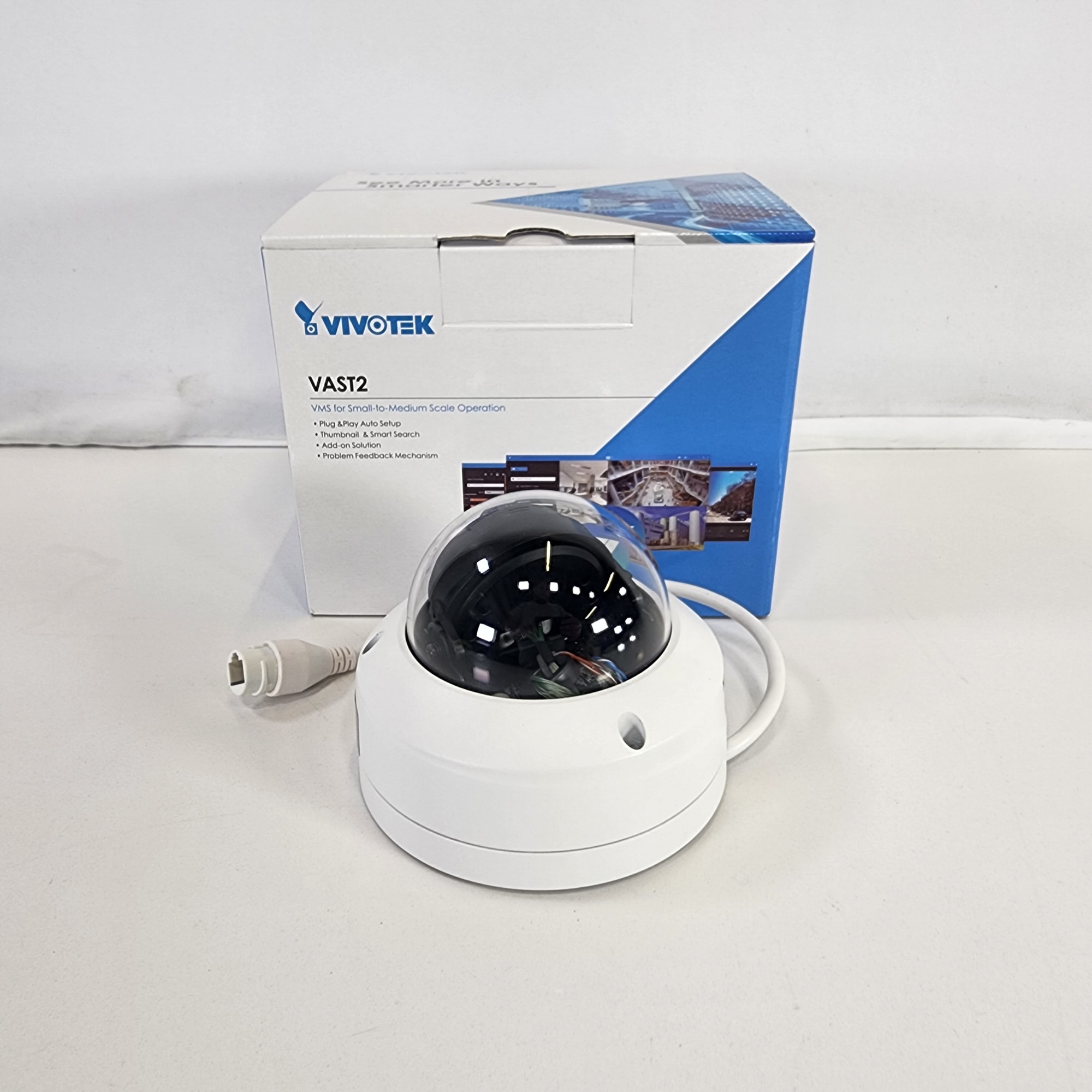 Vivotek FD9360-H H.265 2MP Fixed Dome IR Network Camera - White - New Open Box - Max Marine ...