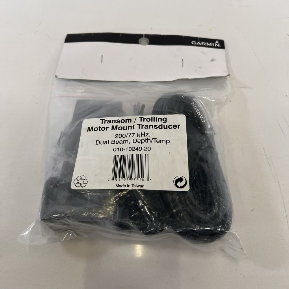 Garmin 010-10249-20 200/77 kHz Transom or Trolling Motor Mount Dual ...