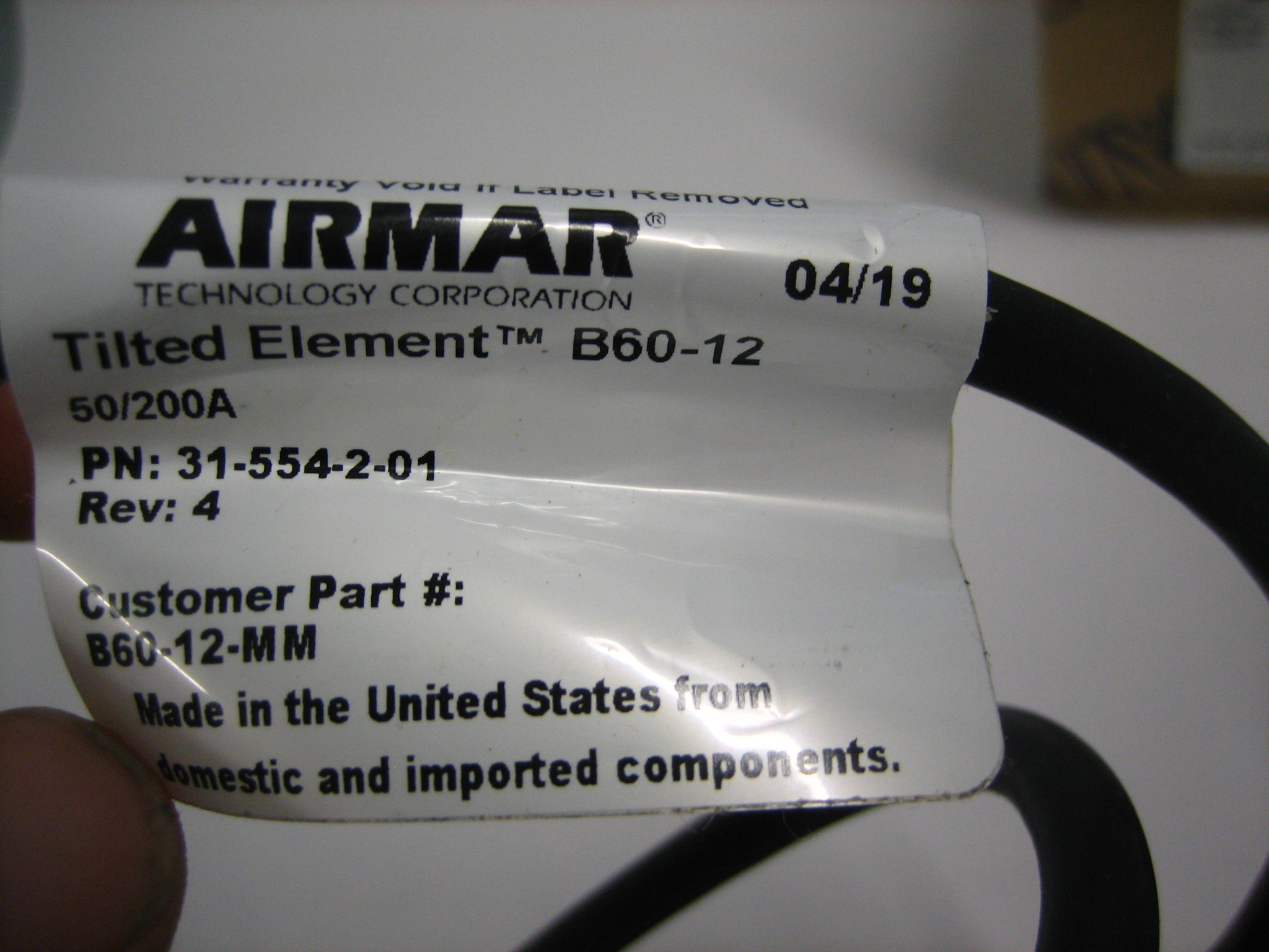 Garmin Airmar B60 8-Pin 12° 50/200KHz Bronze Thru-Hull Transducer 010 ...