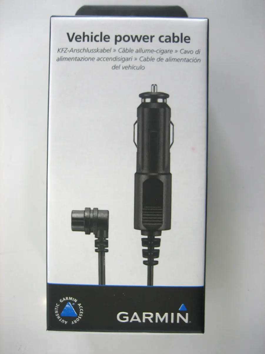 Garmin-Vehicle Power Cable/New Open Box - Max Marine Electronics