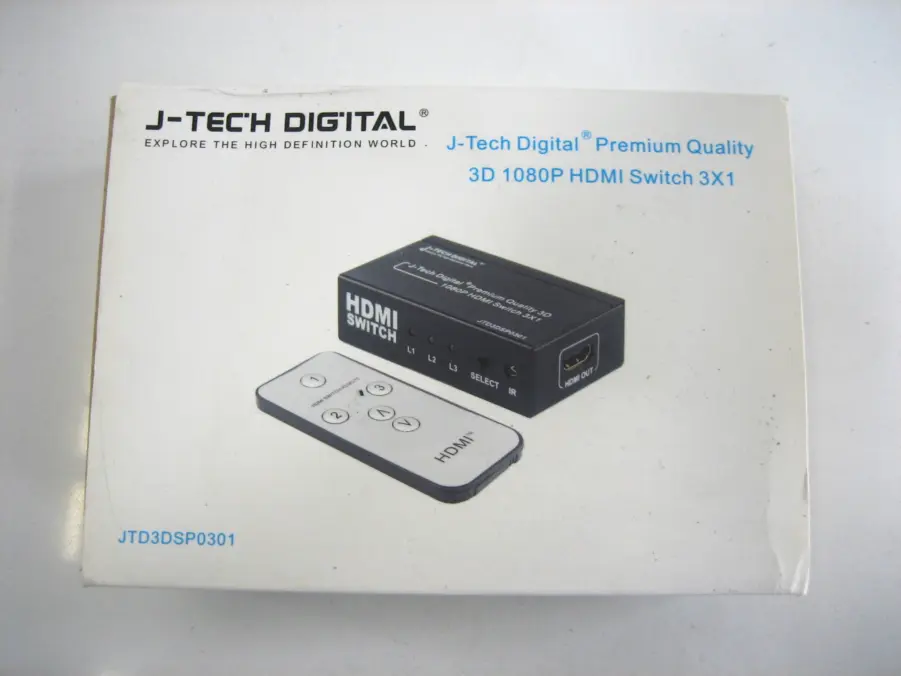 Jtech Digital-3D 1080P HDMI Switch-New Open Box - Max Marine Electronics