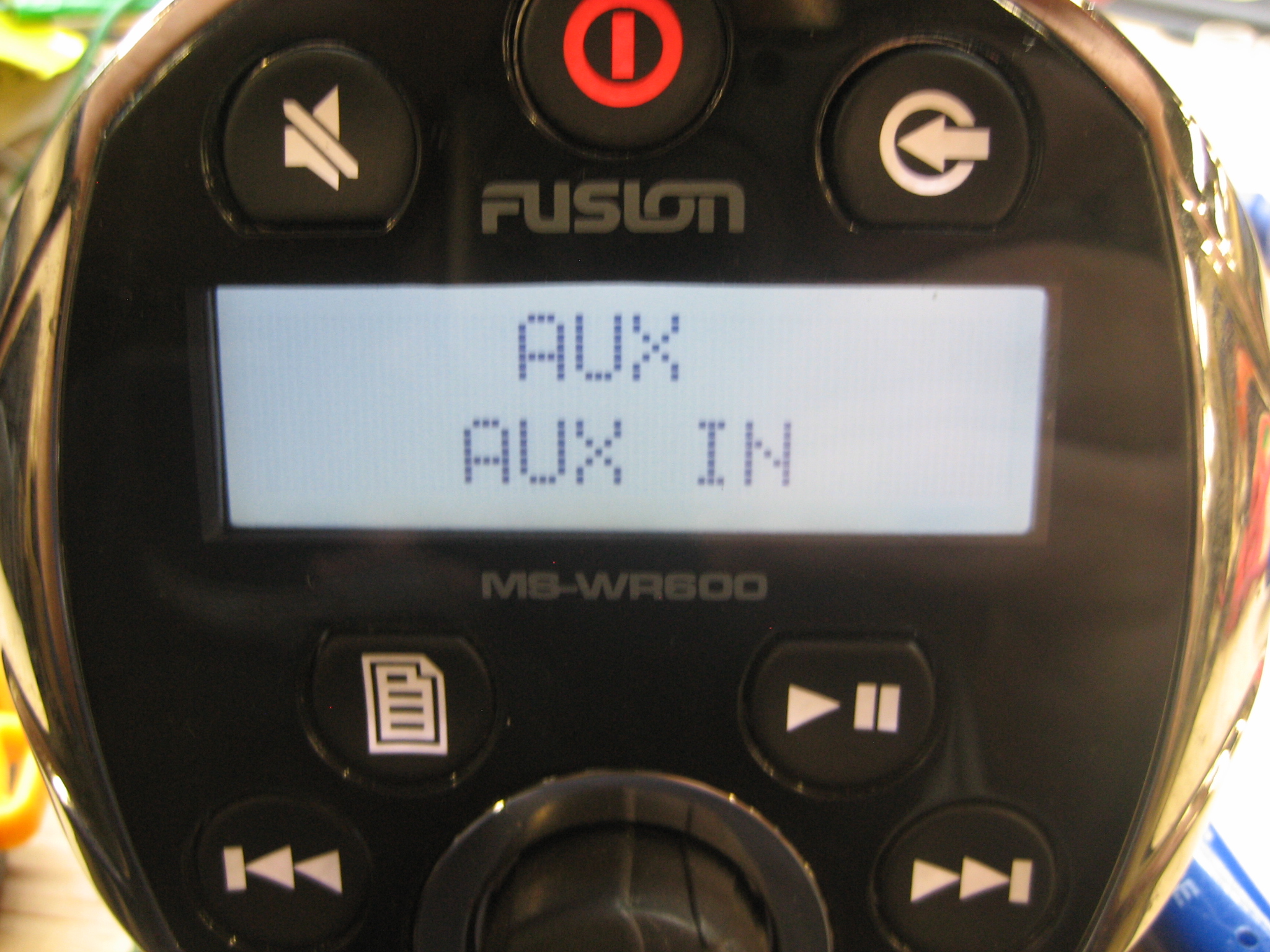 Fusion MS-WR600 Wired Marine Remote Control Unit w/ Dust Cover - Tested ...