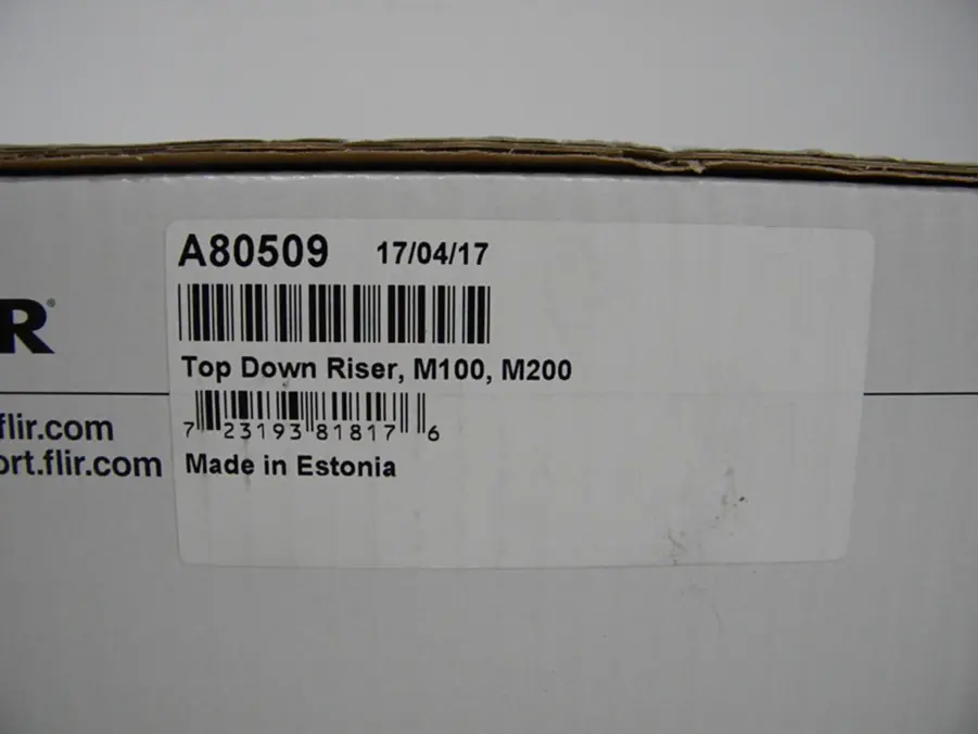 FLIR Top Down Riser for M100 & M200 Series Thermal Imaging Cameras ...