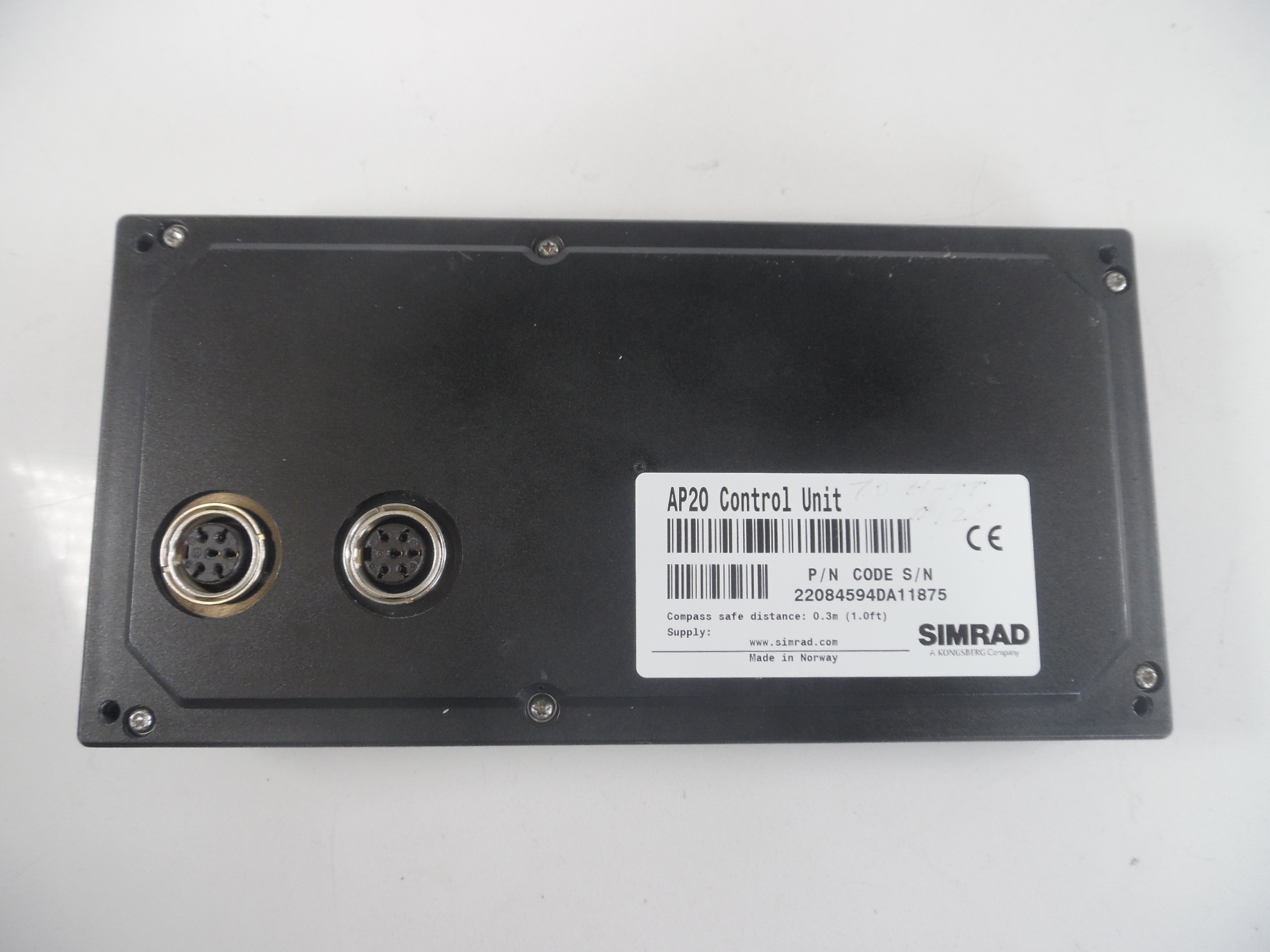 Simrad AP20 Autopilot Control Head 22084594 - Max Marine Electronics