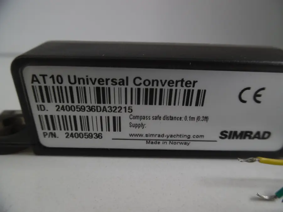 Simrad AT10 Universal NMEA0183 Converter to NMEA2000 Simnet - 24005936 ...