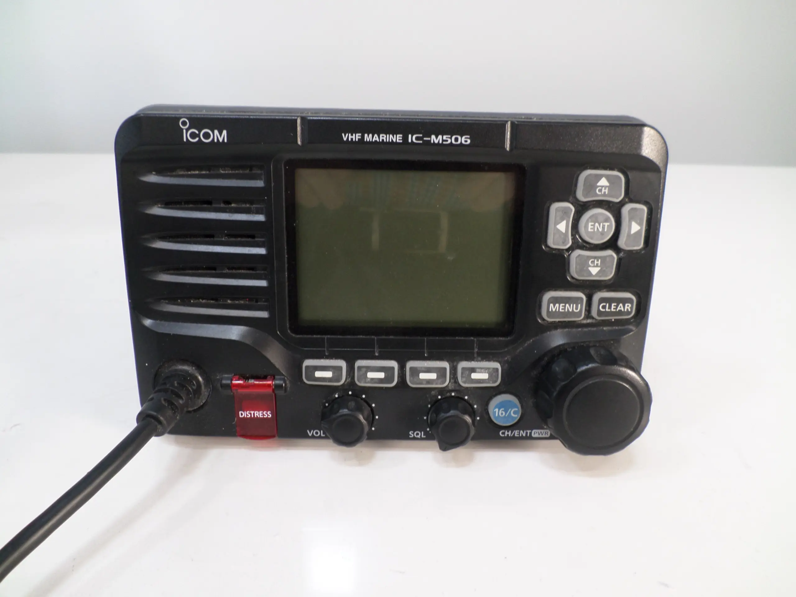 Icom IC-M506* Submersible Marine VHF Radio w/ HM-205 Fist Mic - Fully ...