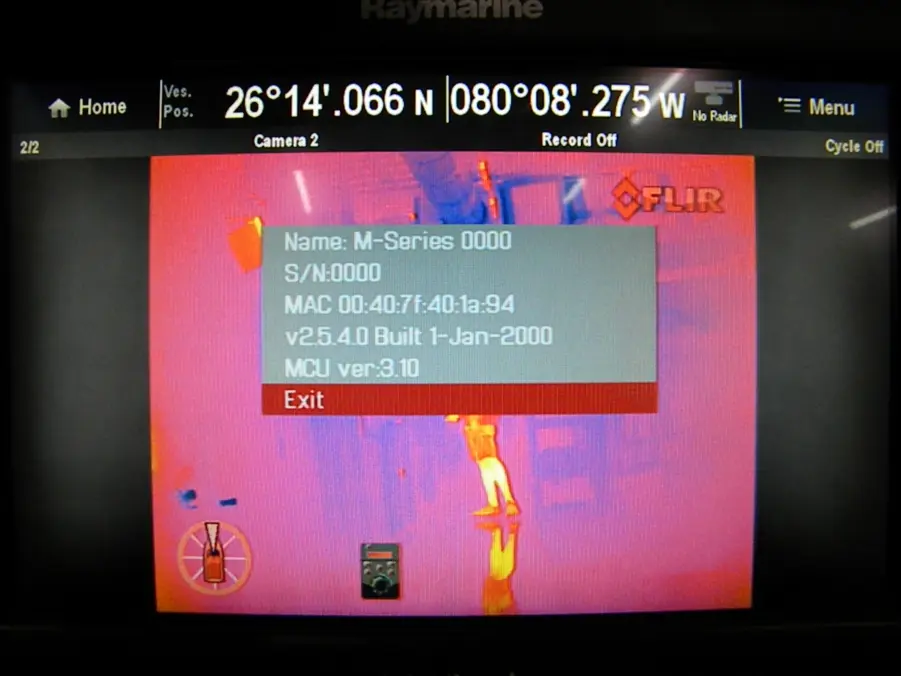 Raymarine FLIR T-Series T450 Dual Payload Thermal Imaging Camera ...