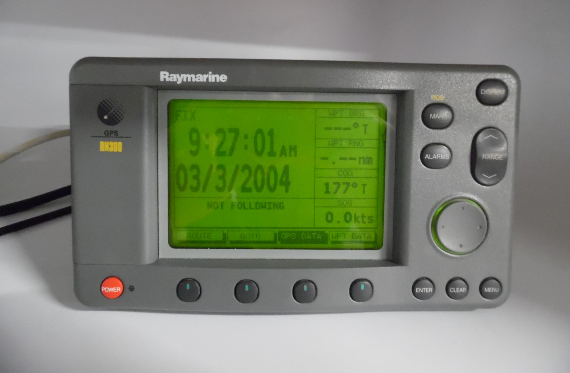 Raymarine RN300 RayNav GPS Plotter Display w/ Cover -E32017- TESTED ...