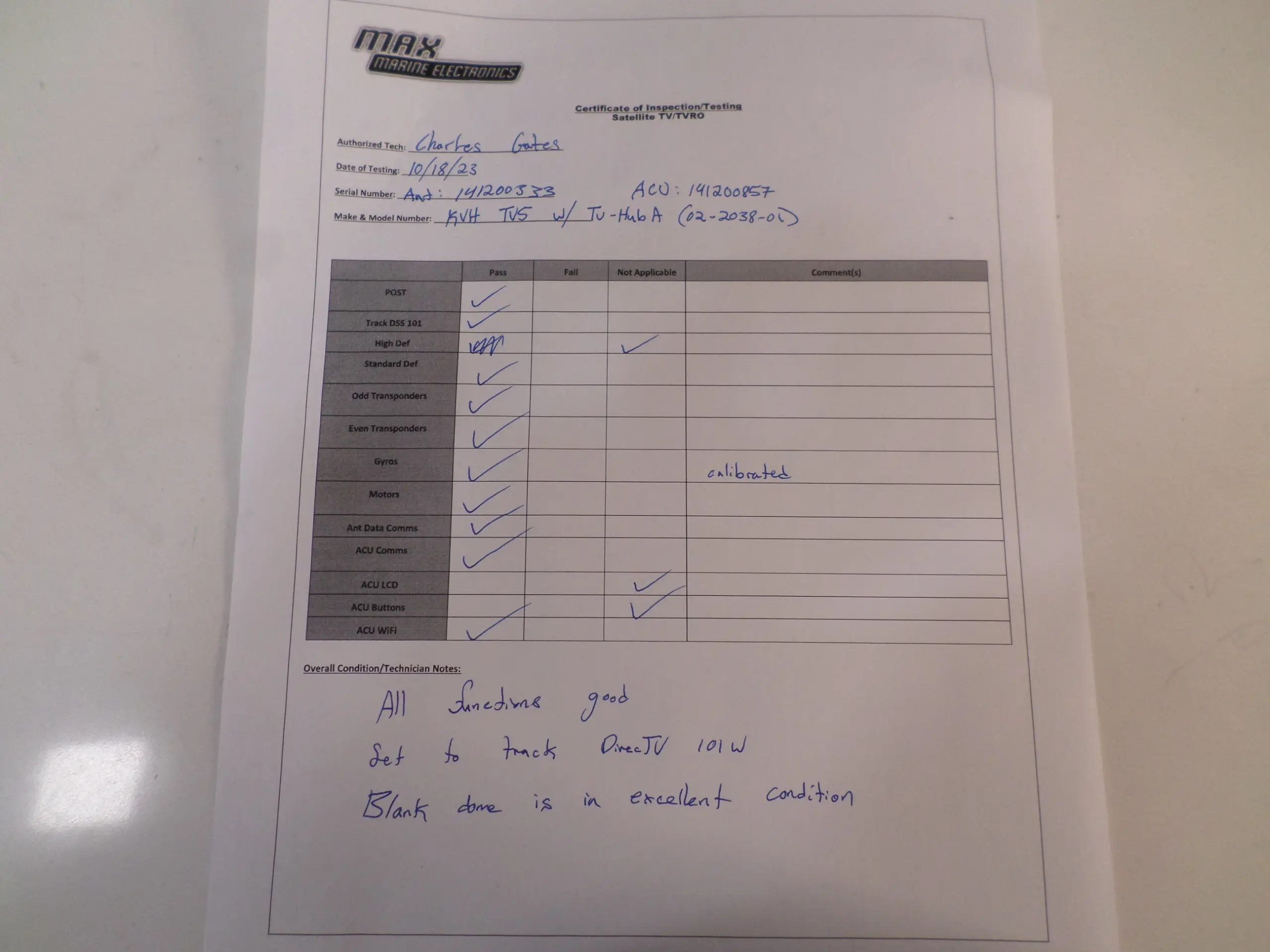 KVH TracVision TV5 45cm Complete Marine Satellite TV Tracking System ...