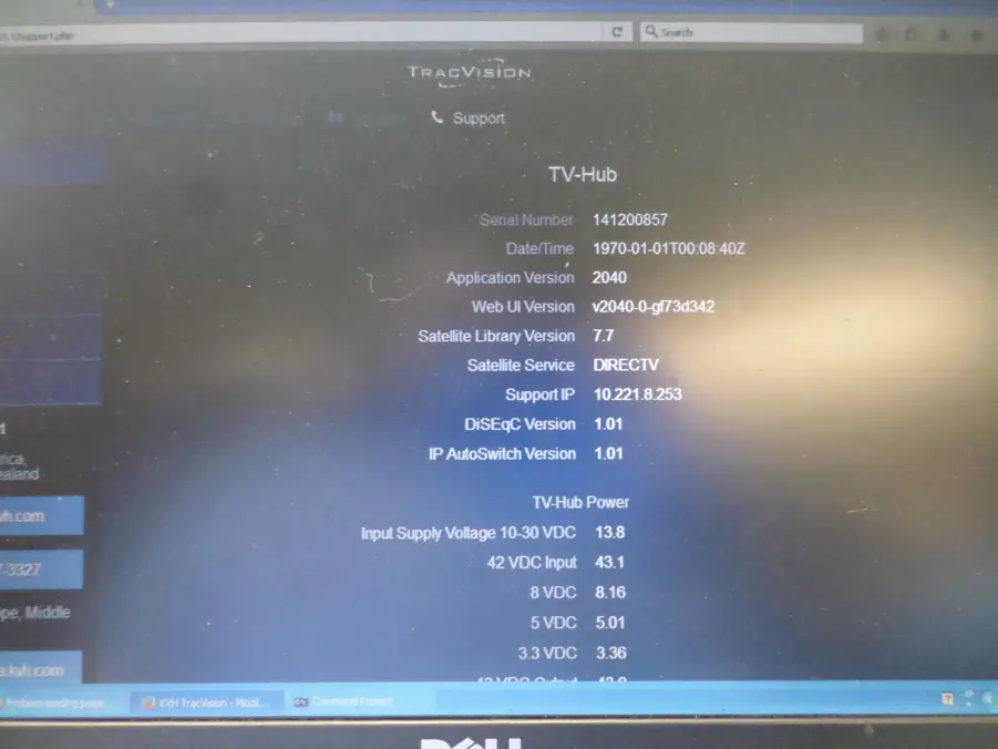 KVH TracVision TV5 45cm Complete Marine Satellite TV Tracking System ...