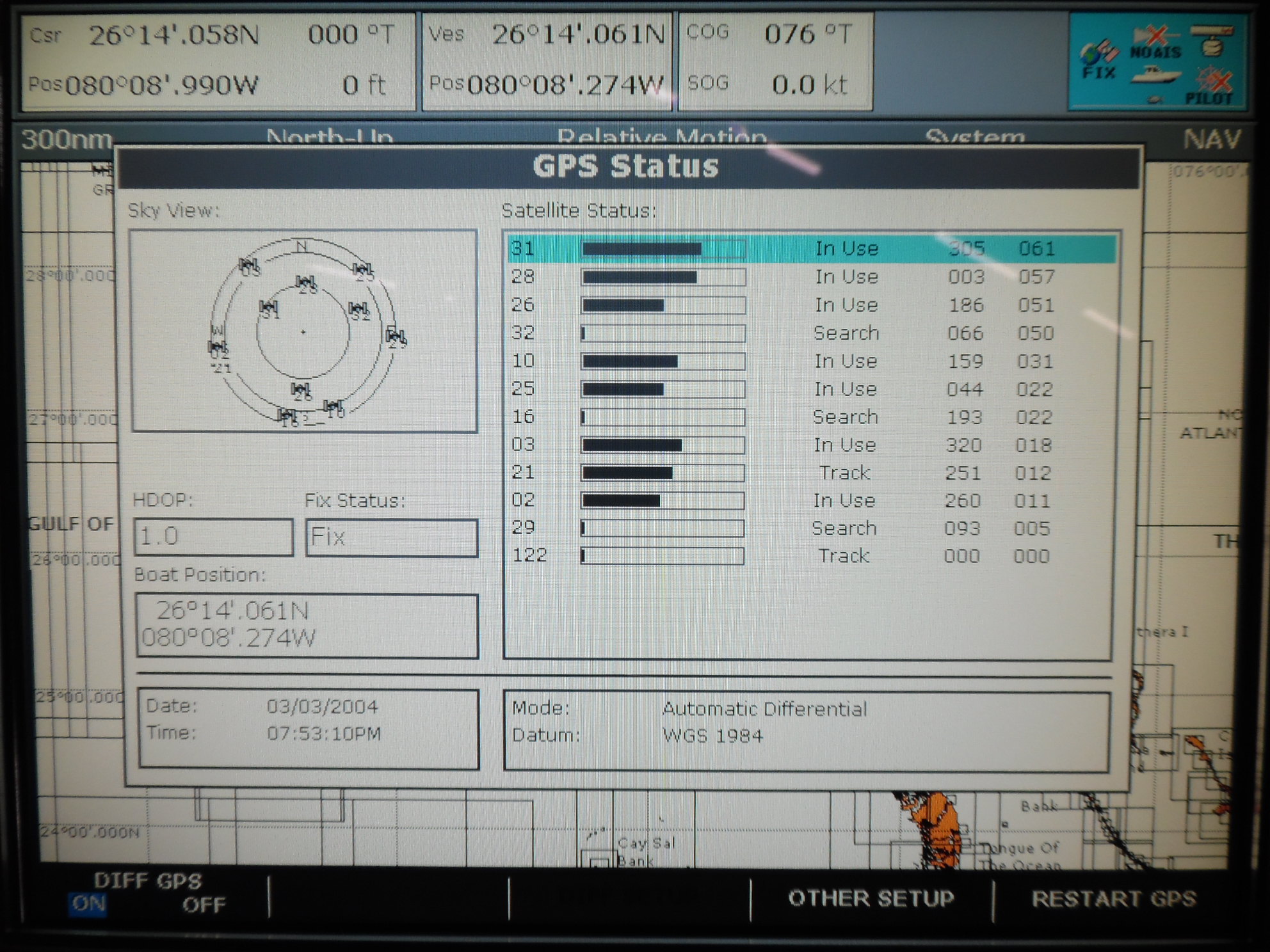 Raymarine E120 Classic Display E02013 w/ Bezel & Sun Cover ...