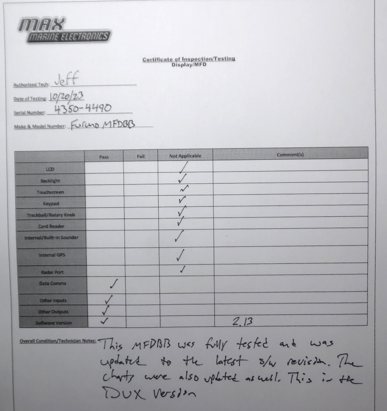 Furuno - MPU-001 Navnet 3D Black Box Processor - MFDBB - DUX ...