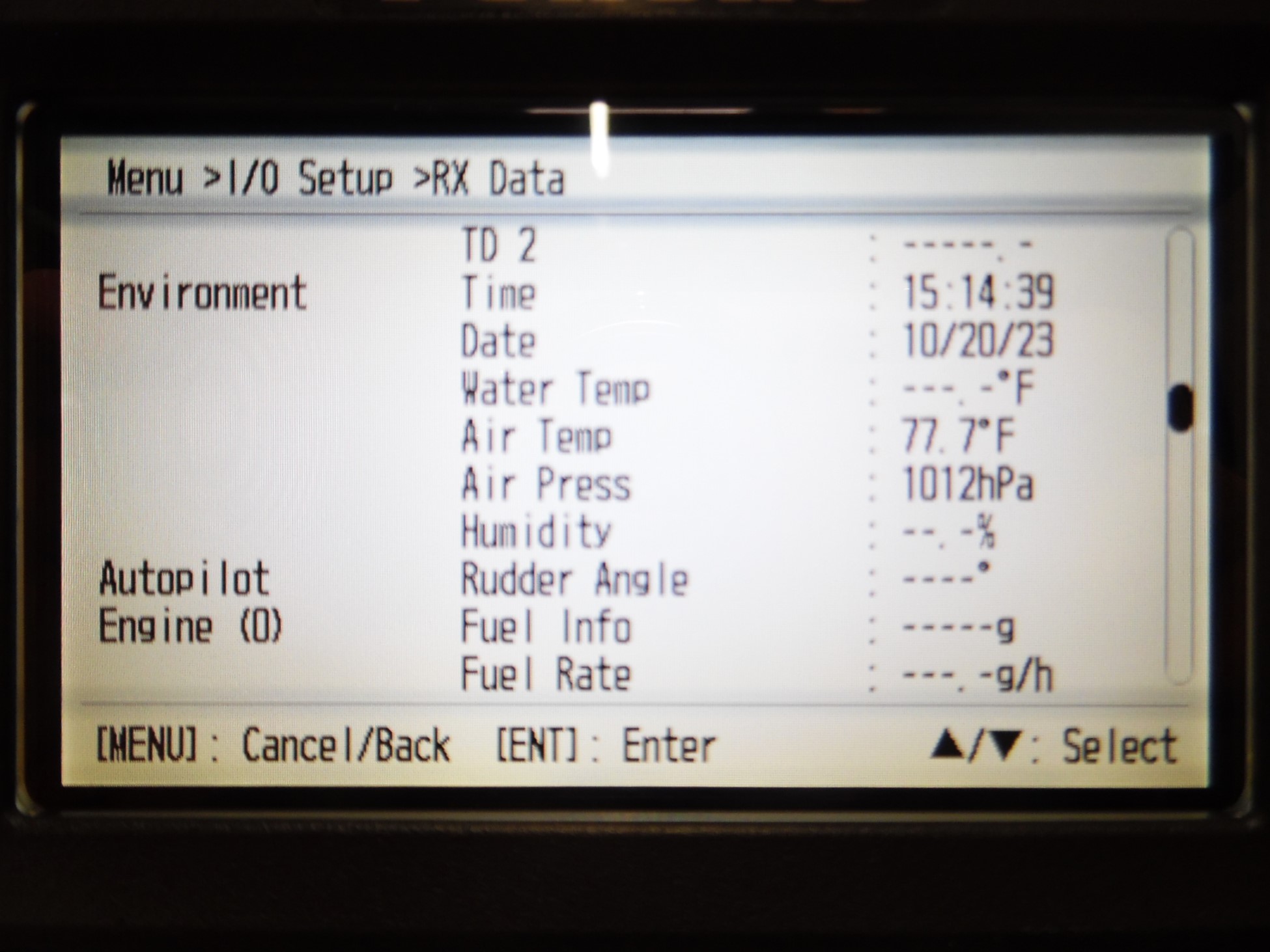 Furuno RD-33 Navigational Data Organizer N2K Display~*Bench-Tested ...