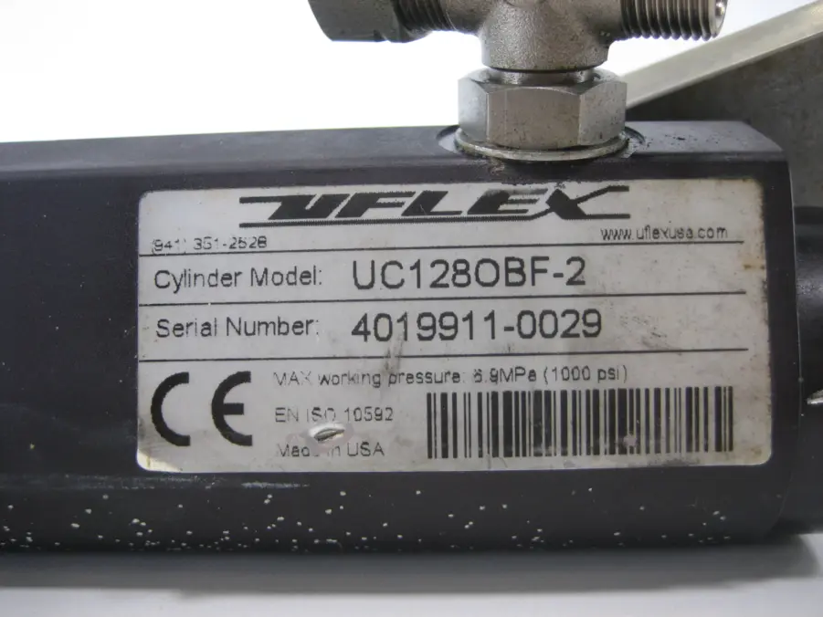 Uflex/UC128OBF-2/Front-Mount Outboard Hydraulic Cylinder - Max Marine ...