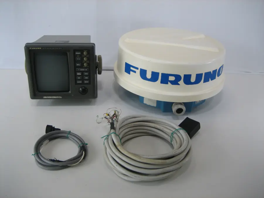 FURUNO 1721MK2 2kw Dome Radar CRT System 24 Mile - Tested - Max Marine ...