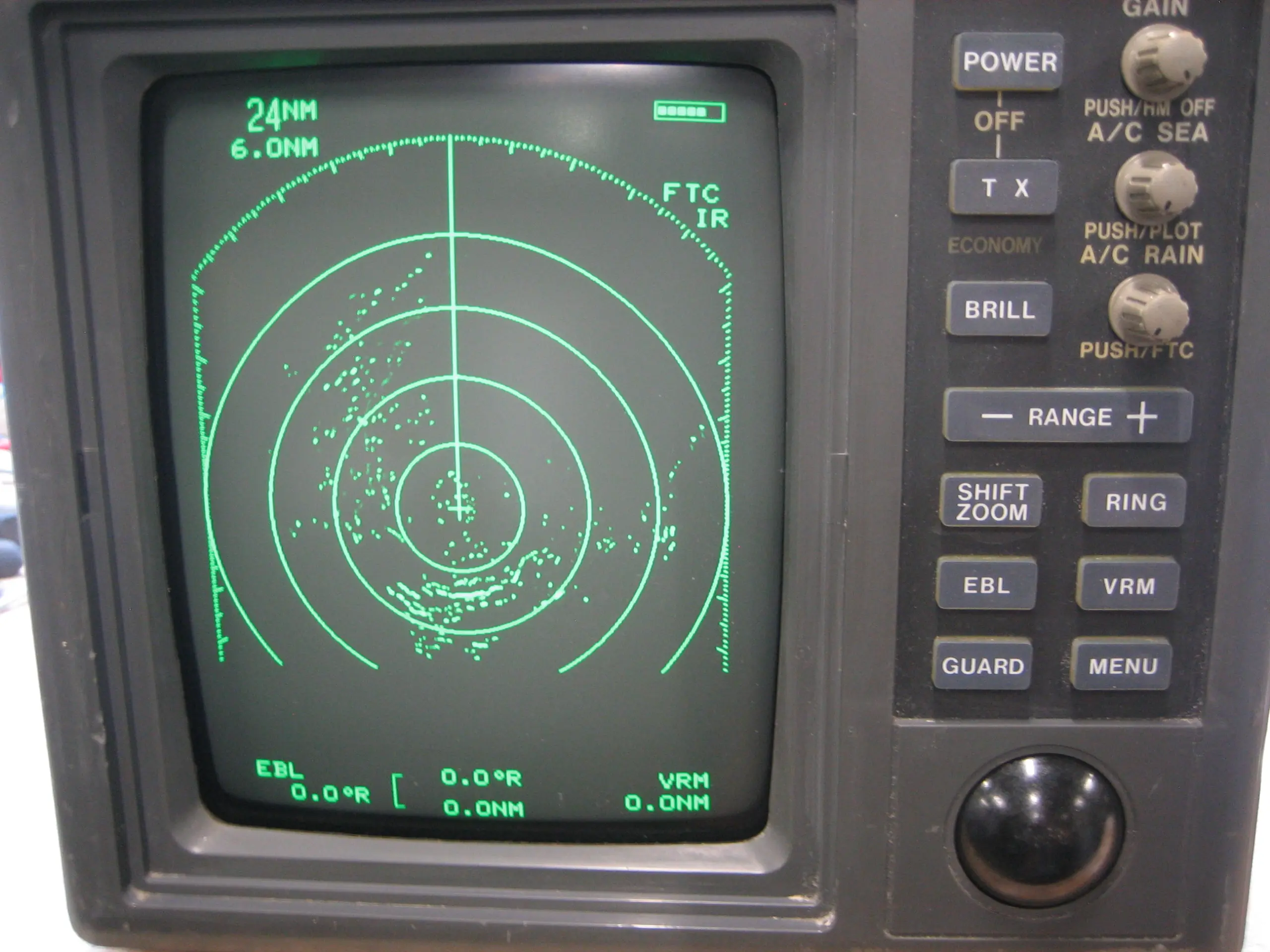 Furuno RDP-098 CRT Display for 1721, 1721MK2 Radar System - TESTED ...