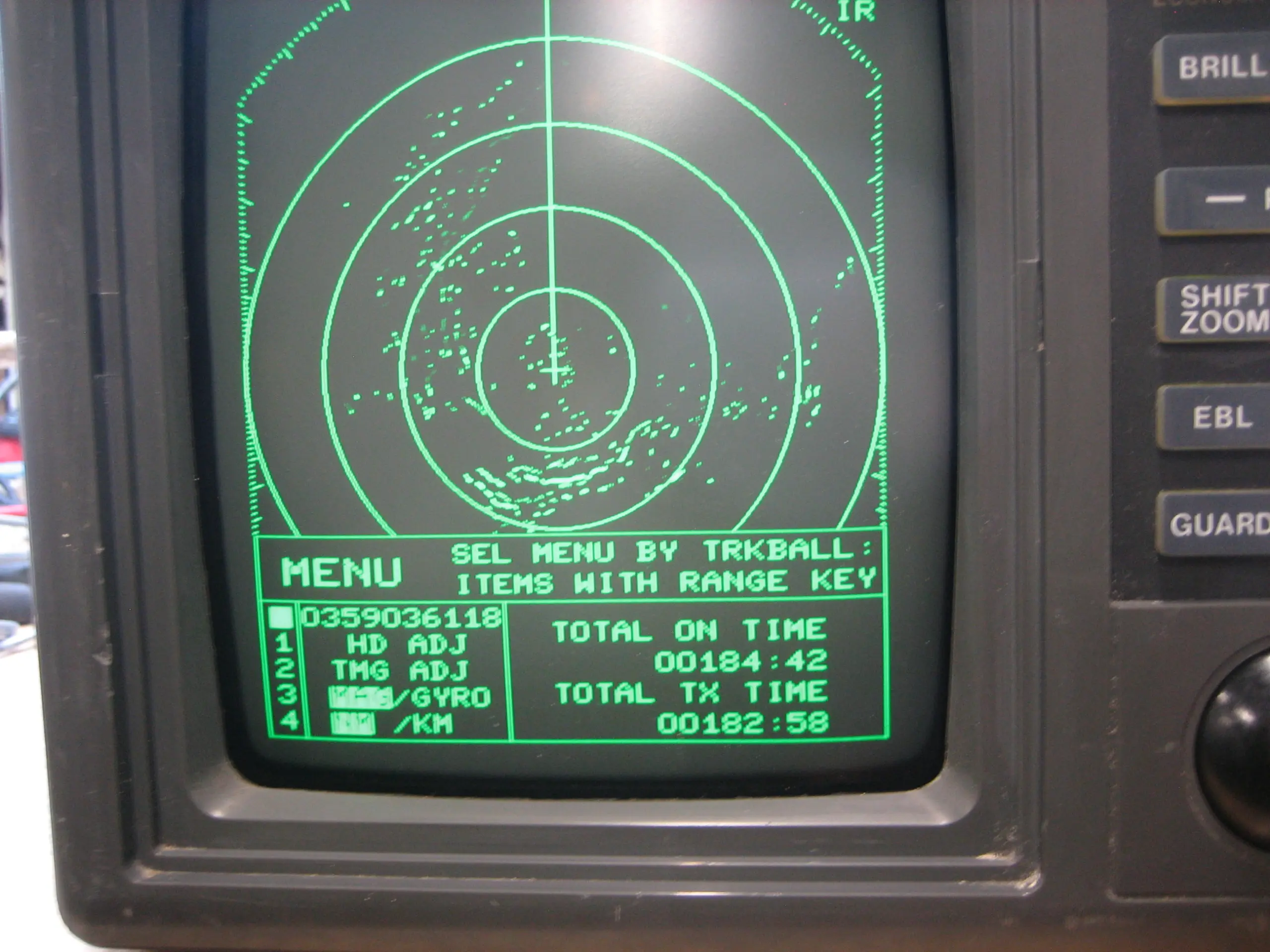 Furuno RDP-098 CRT Display for 1721, 1721MK2 Radar System - TESTED ...