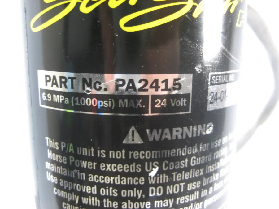 Seastar/PA2415 Power Assist Motor And Pump Only 24VDC Only - Max Marine ...