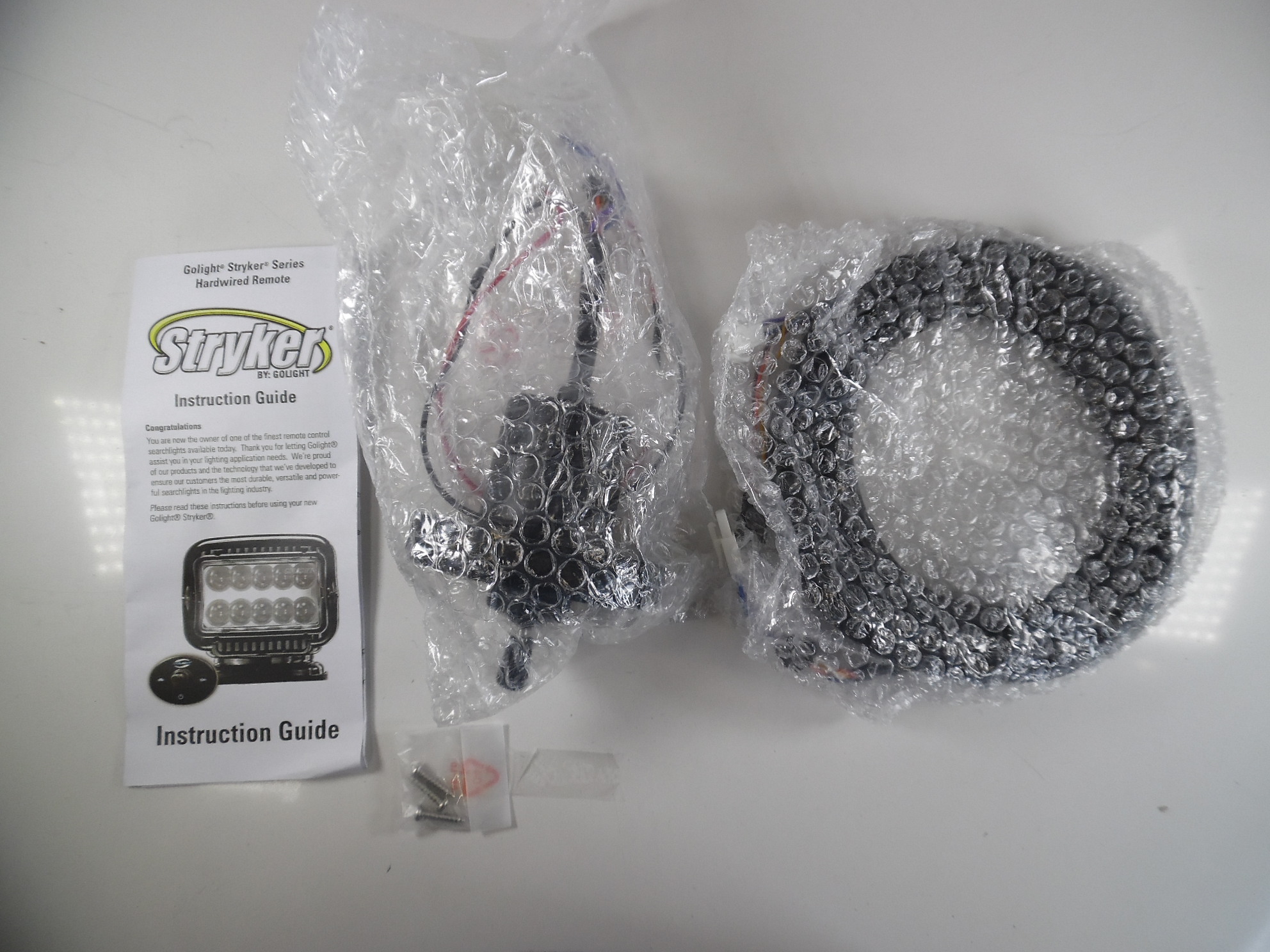 GoLight 30261 Chrome Stryker HID Permanent Mount Hard Wired Dash Remote ...