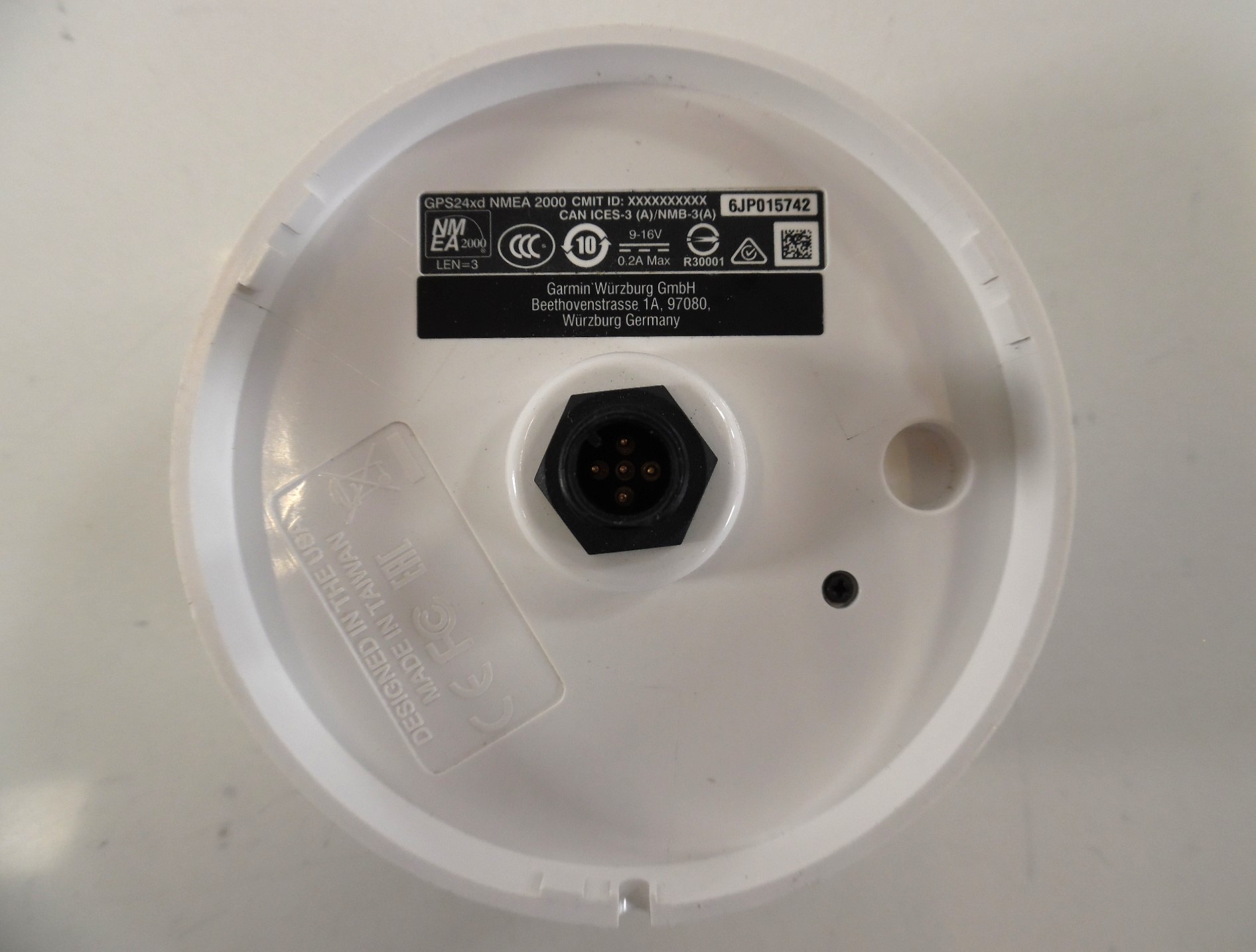 Garmin GPS-24XD N2K GPS Antenna 3 Mounts W/N2K Drop Cable (Tested ...