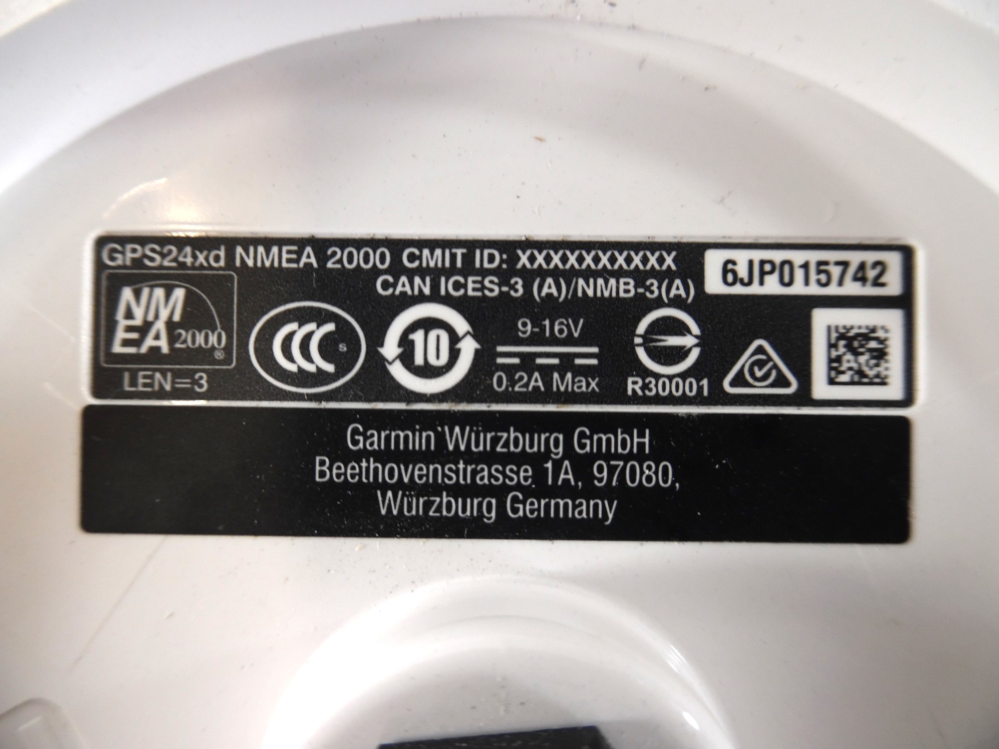 Garmin GPS-24XD N2K GPS Antenna 3 Mounts W/N2K Drop Cable (Tested ...