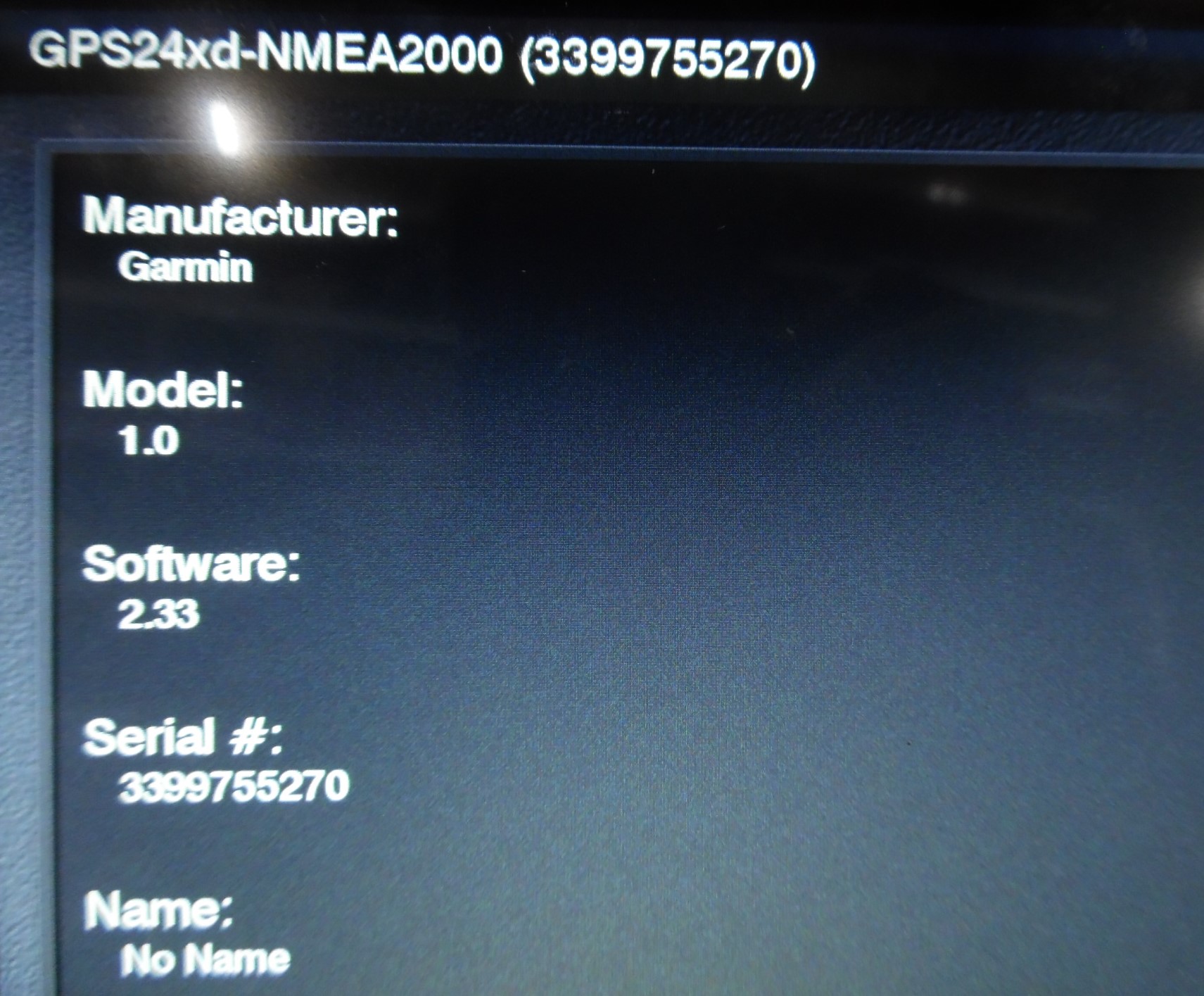 Garmin GPS-24XD N2K GPS Antenna 3 Mounts W/N2K Drop Cable (Tested ...