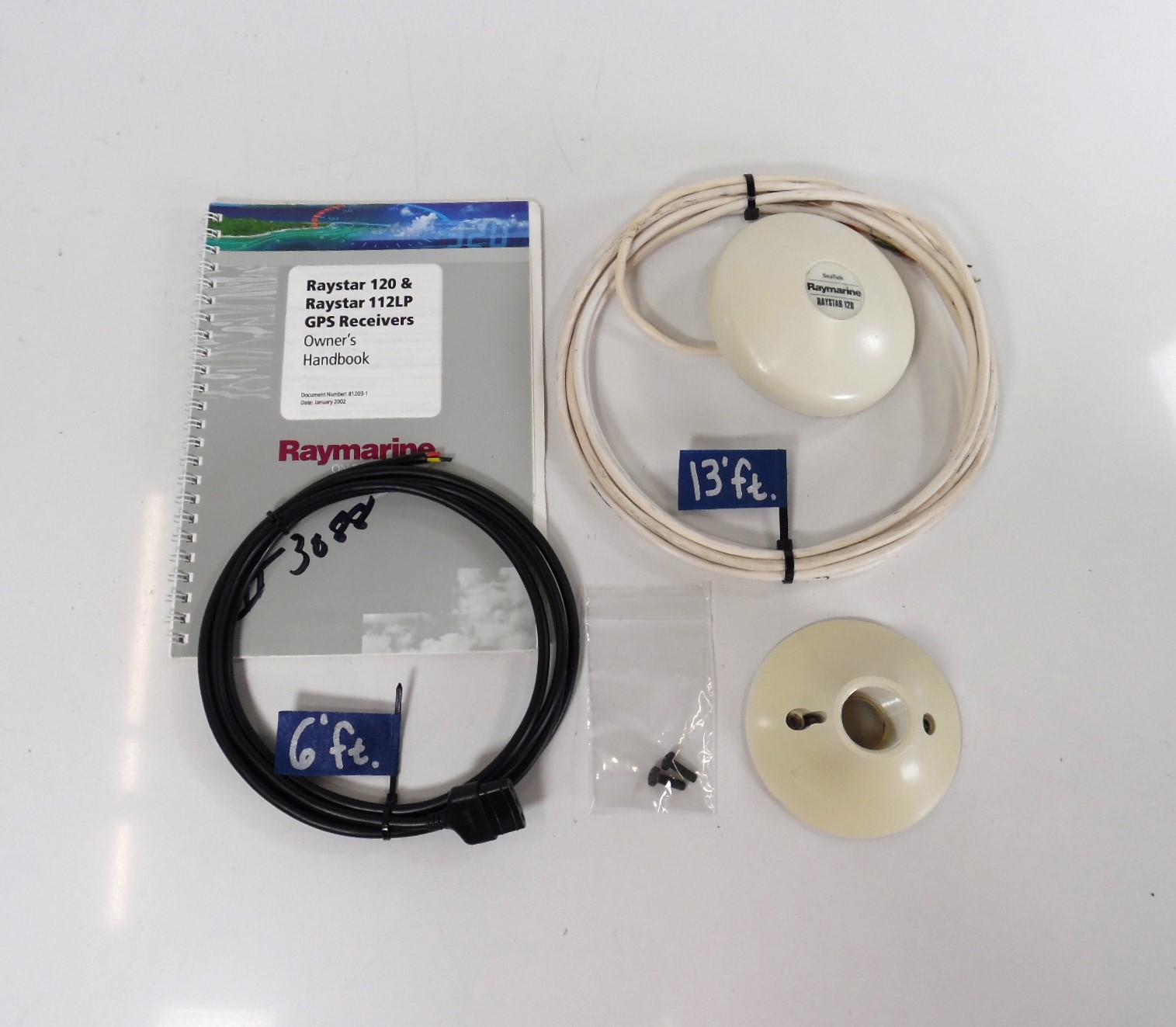 Raymarine Raystar 120 GPS Antenna f/ SeaTalk with Pole Mount Kit E32025 ...