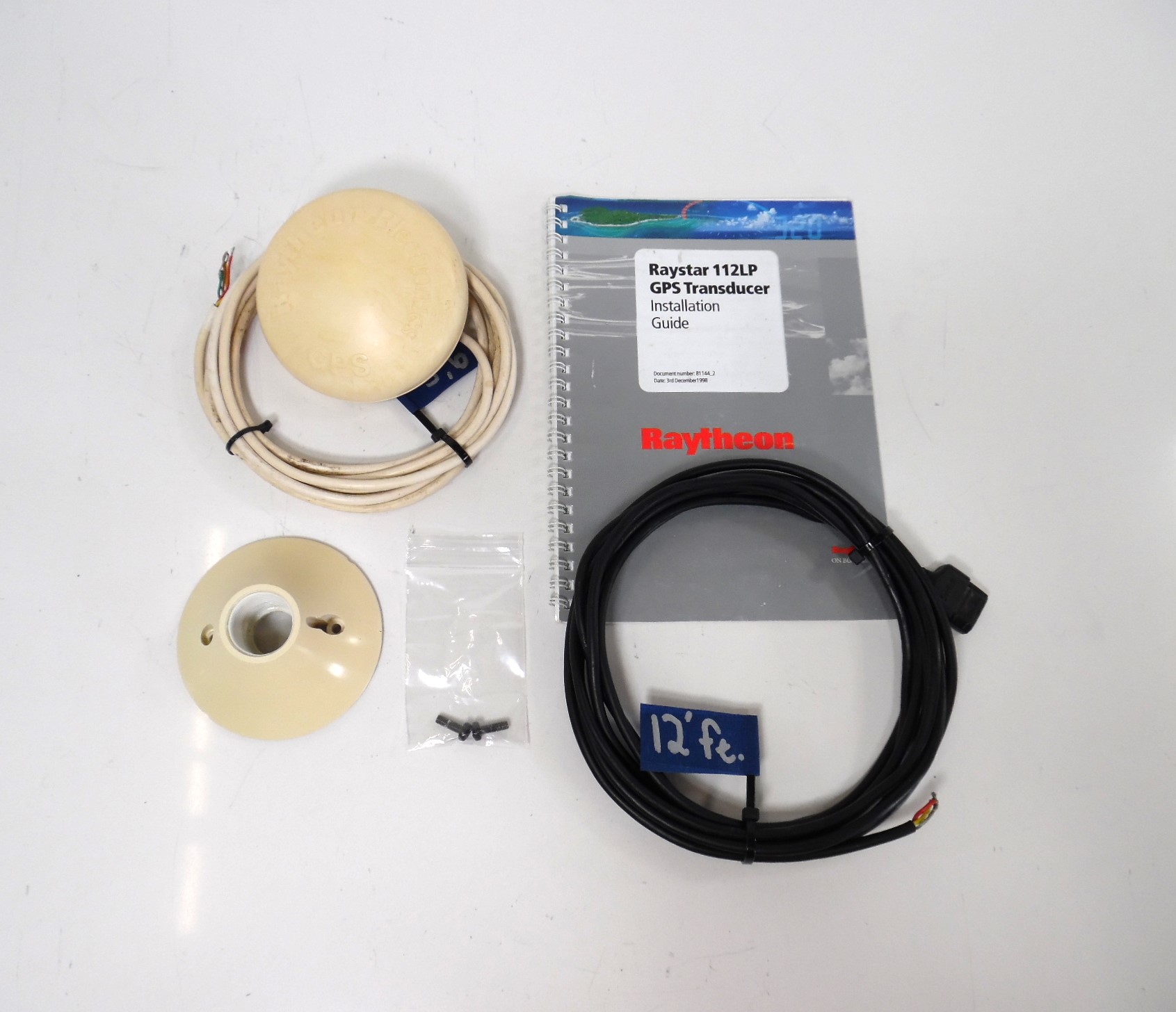 Raytheon Raystar 112LP GPS Antenna for SeaTalk w/ Pole Mount Kit ...