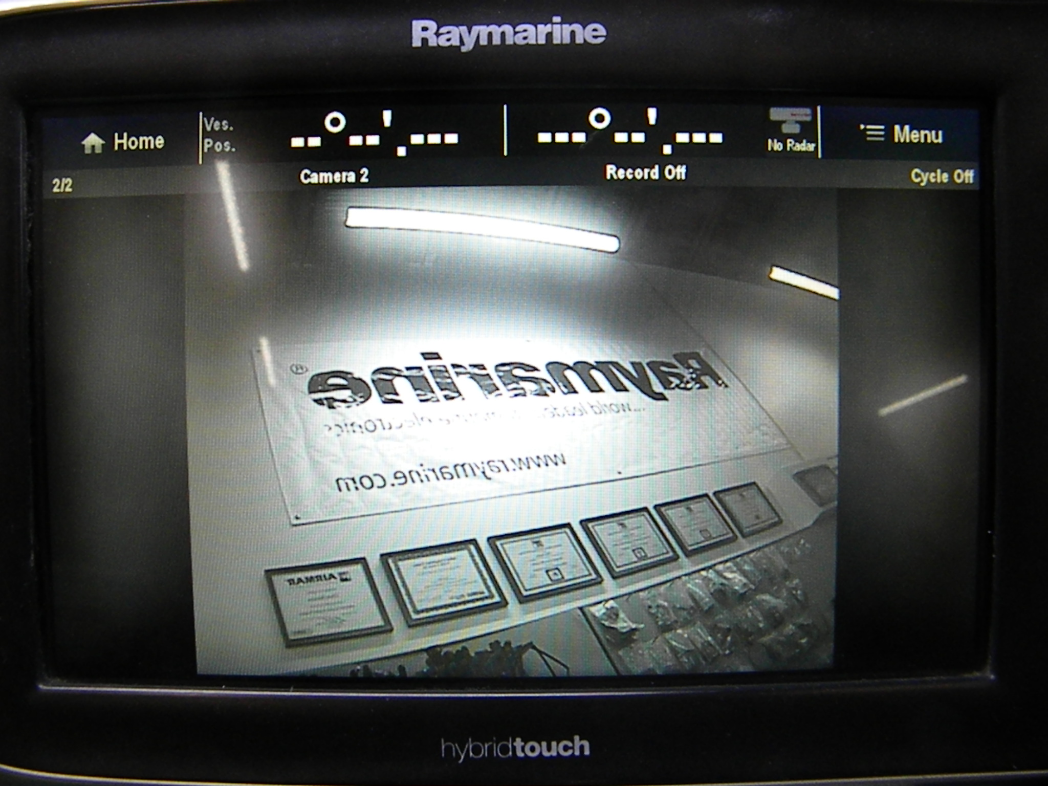 Raymarine CAM100 Reverse Image IR Camera w/Cable & Sun Shield E03021 ...
