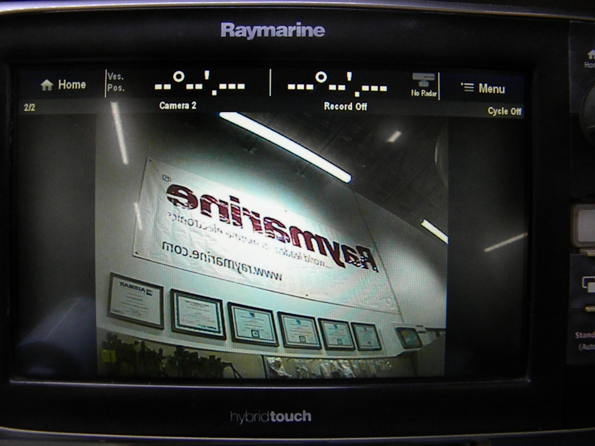 Raymarine CAM100 Reverse Image IR Camera w/Cable & Sun Shield E03021 ...