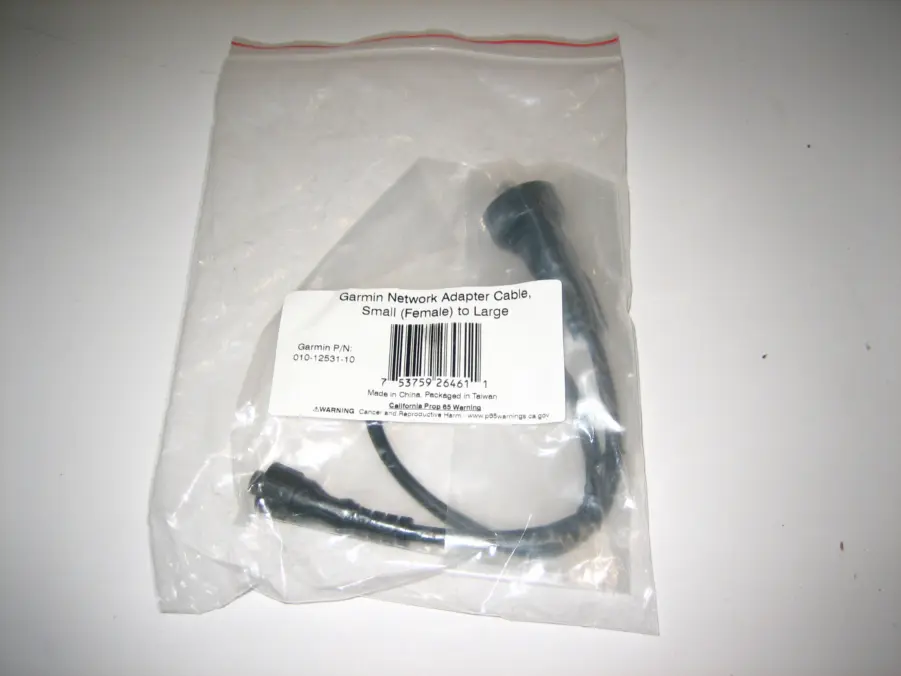 Garmin Network Adapter - Small (Female) to Large RJ-45 - 010-12531-10 ...