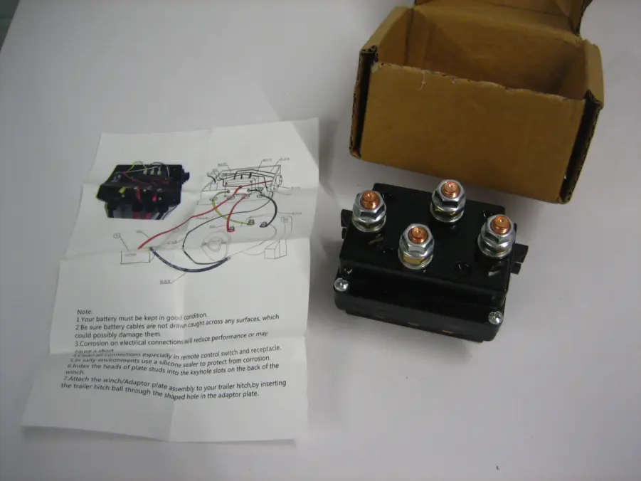 New 12V 500A Winch Solenoid Contactor Relay - ZJSF-41x-12v - NEW - Max ...
