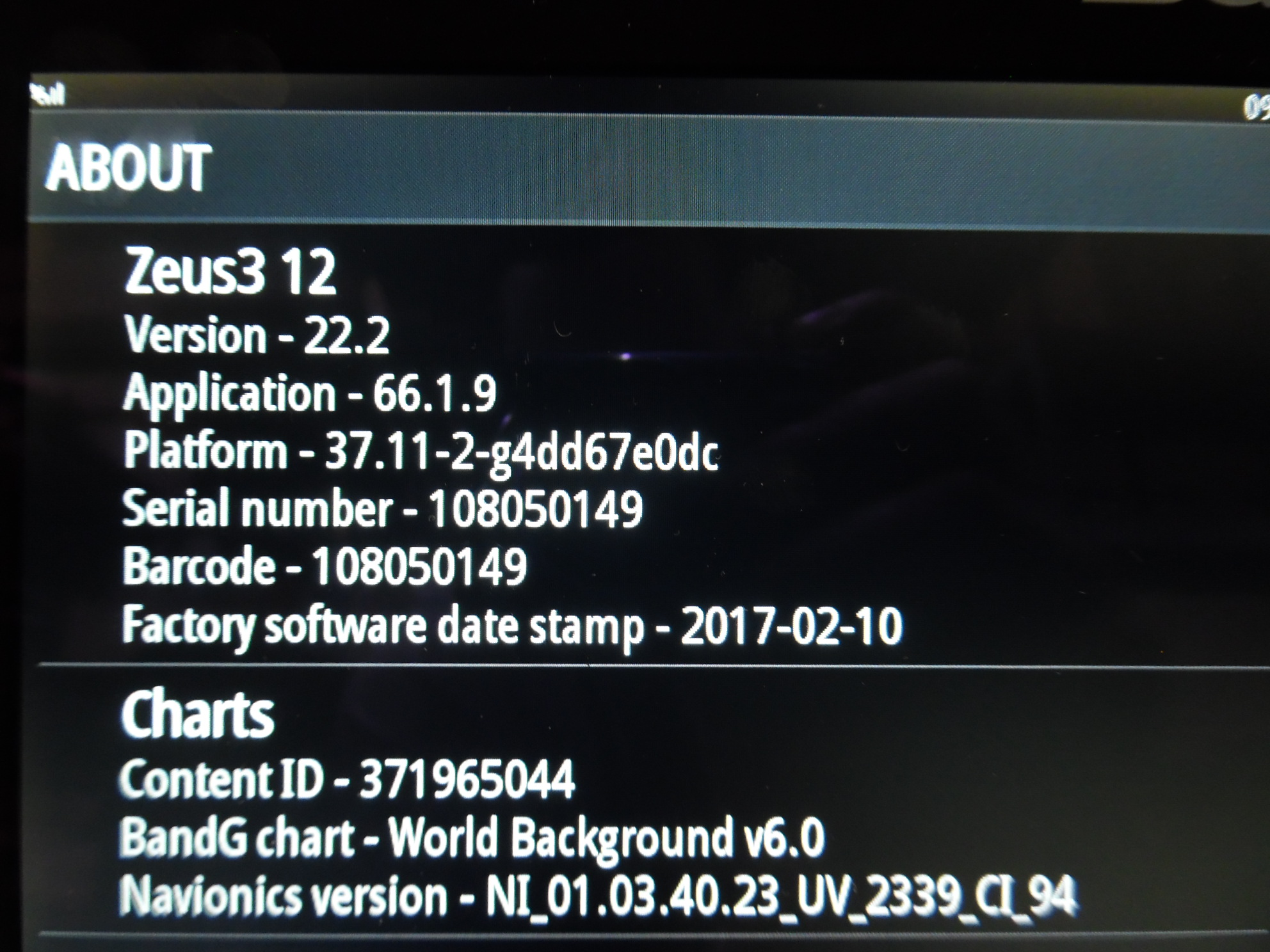 Zeus3-12 12″ Touchscreen MFD Chartplotter w/ Suncover (Tested Good ...