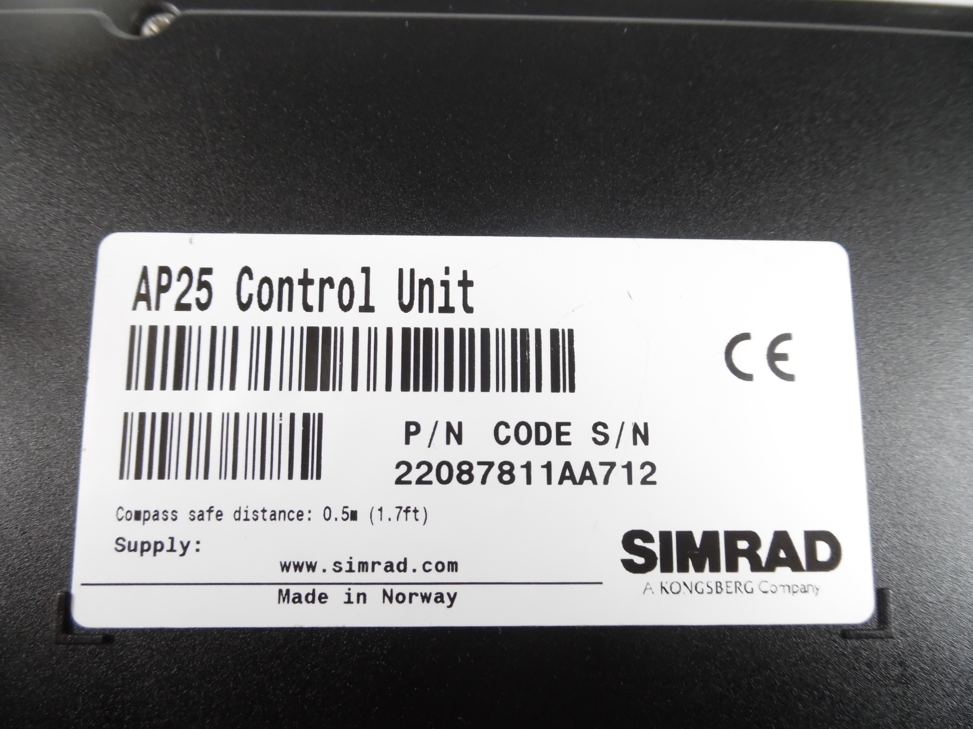Simrad AP25 Autopilot Control Head 22087811 MME Refurb - Max Marine Electronics
