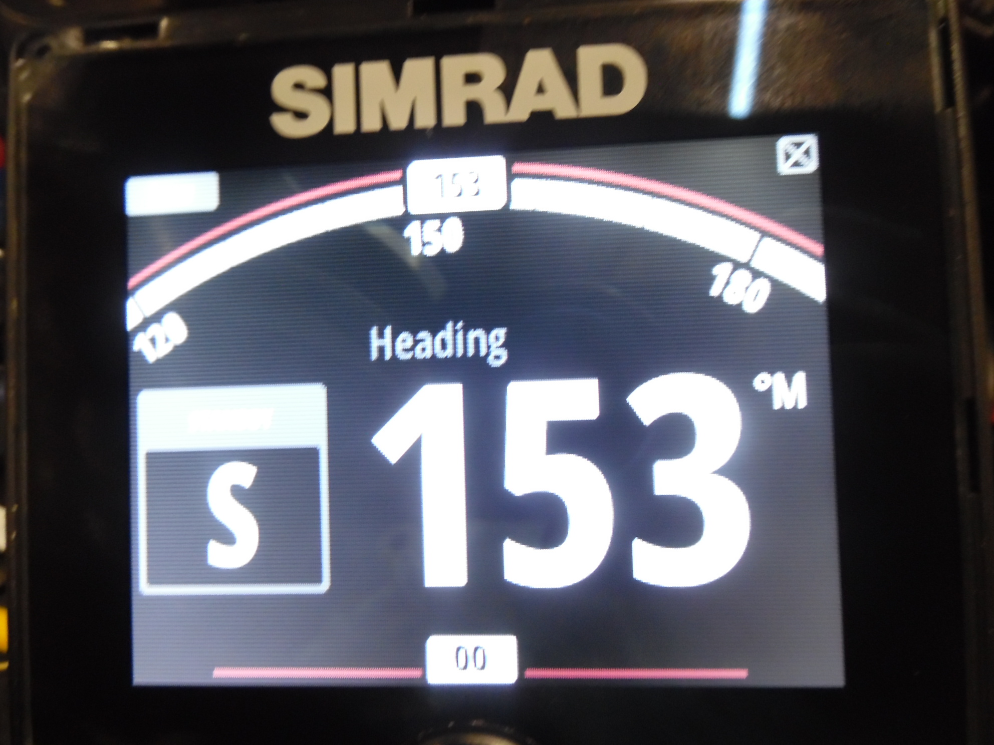 Simrad Precision 9 Compass W/Mounting Bracket Tested - Max Marine ...