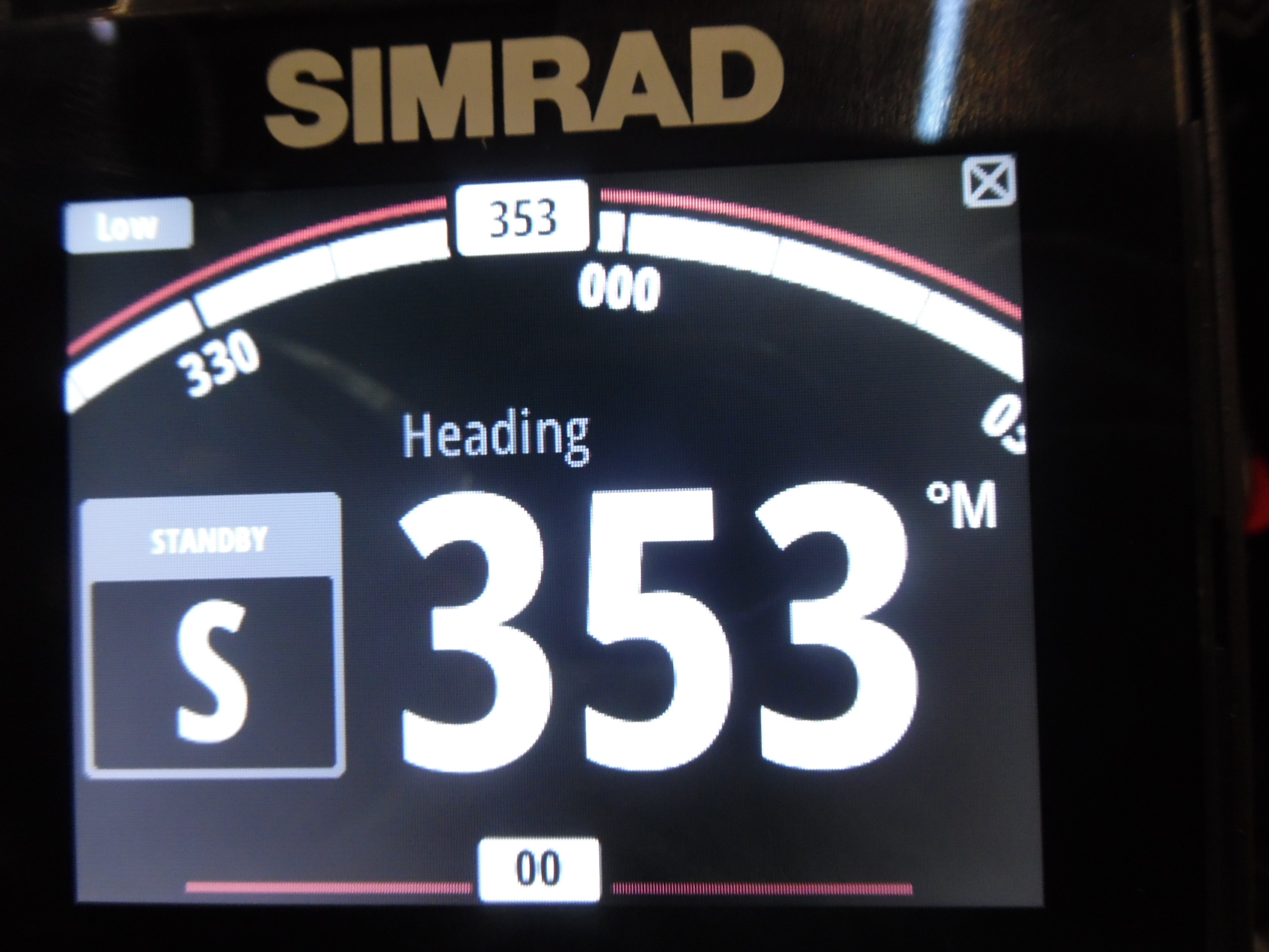 Simrad Precision 9 Compass W/Mounting Bracket Tested - Max Marine ...