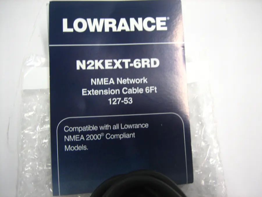 Lowrance N2KEXT-6RD NMEA2000 Drop Backbone Cable - NEW - 032-22509-02 ...