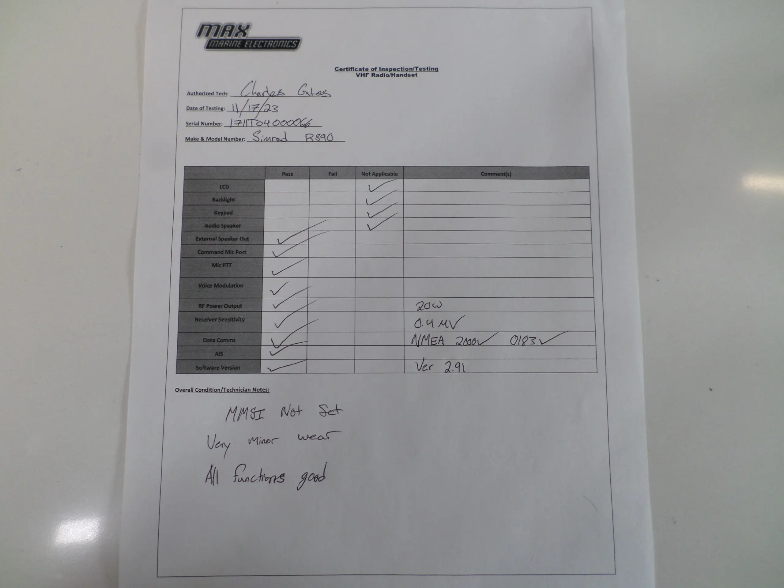 Simrad RS90 Black Box Marine VHF with AIS Receiver - Fully Tested ...