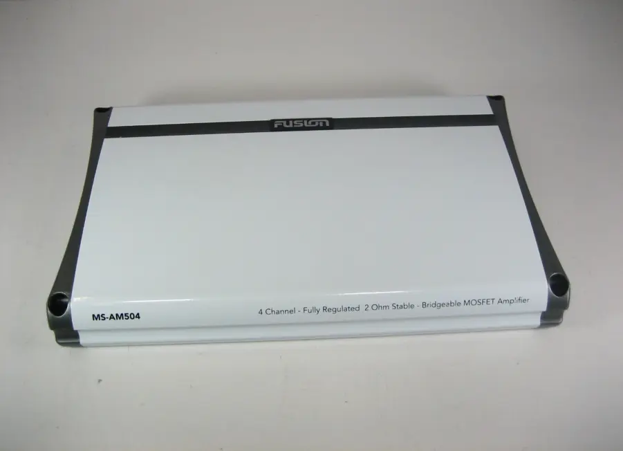 Fusion/MS-AM504/ 4ch Marine Audio Amplifier/500W - Max Marine Electronics