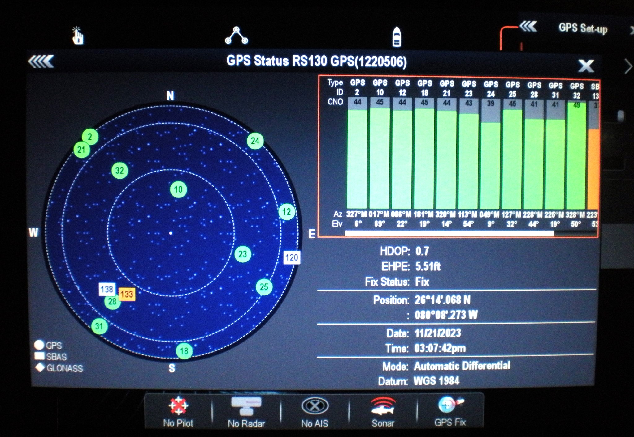 Raymarine eS127 HybridTouch Lighthouse 2 MFD E70284 - Tested - 90 Day ...