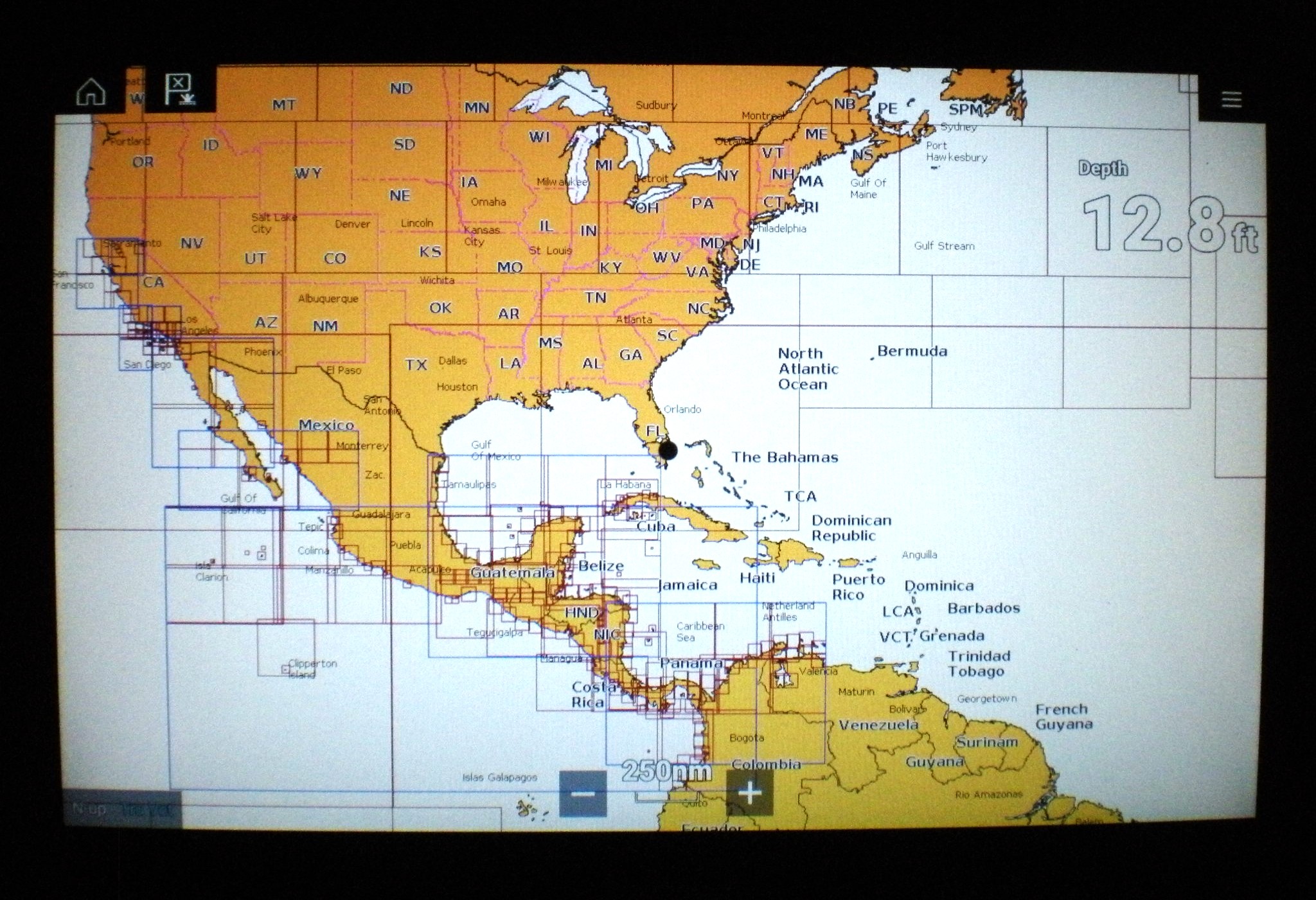 Raymarine eS127 HybridTouch Lighthouse 2 MFD E70284 - Tested - 90 Day ...