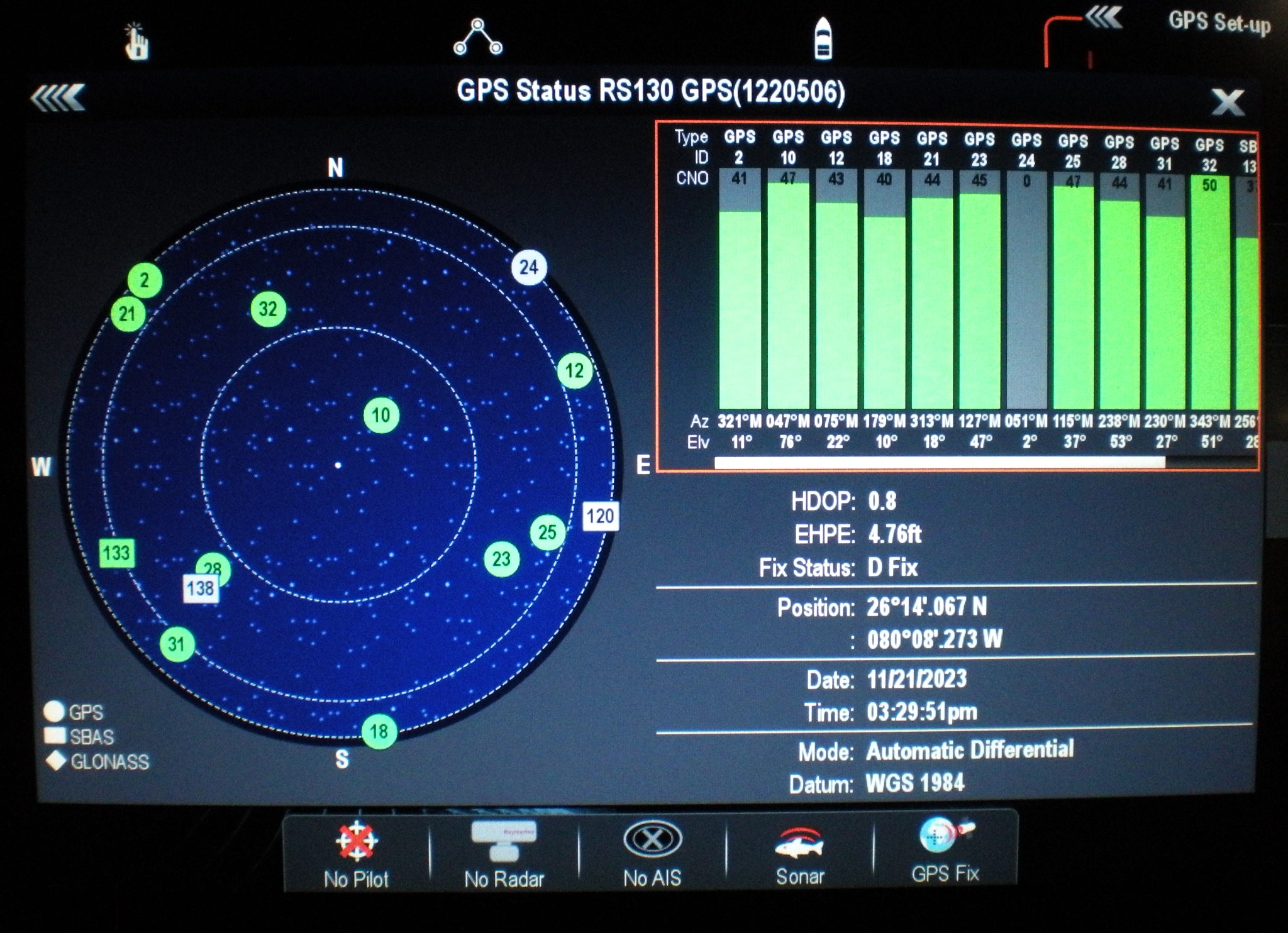 Raymarine eS127 HybridTouch Lighthouse 2 MFD E70284 - Tested - 90 Day ...