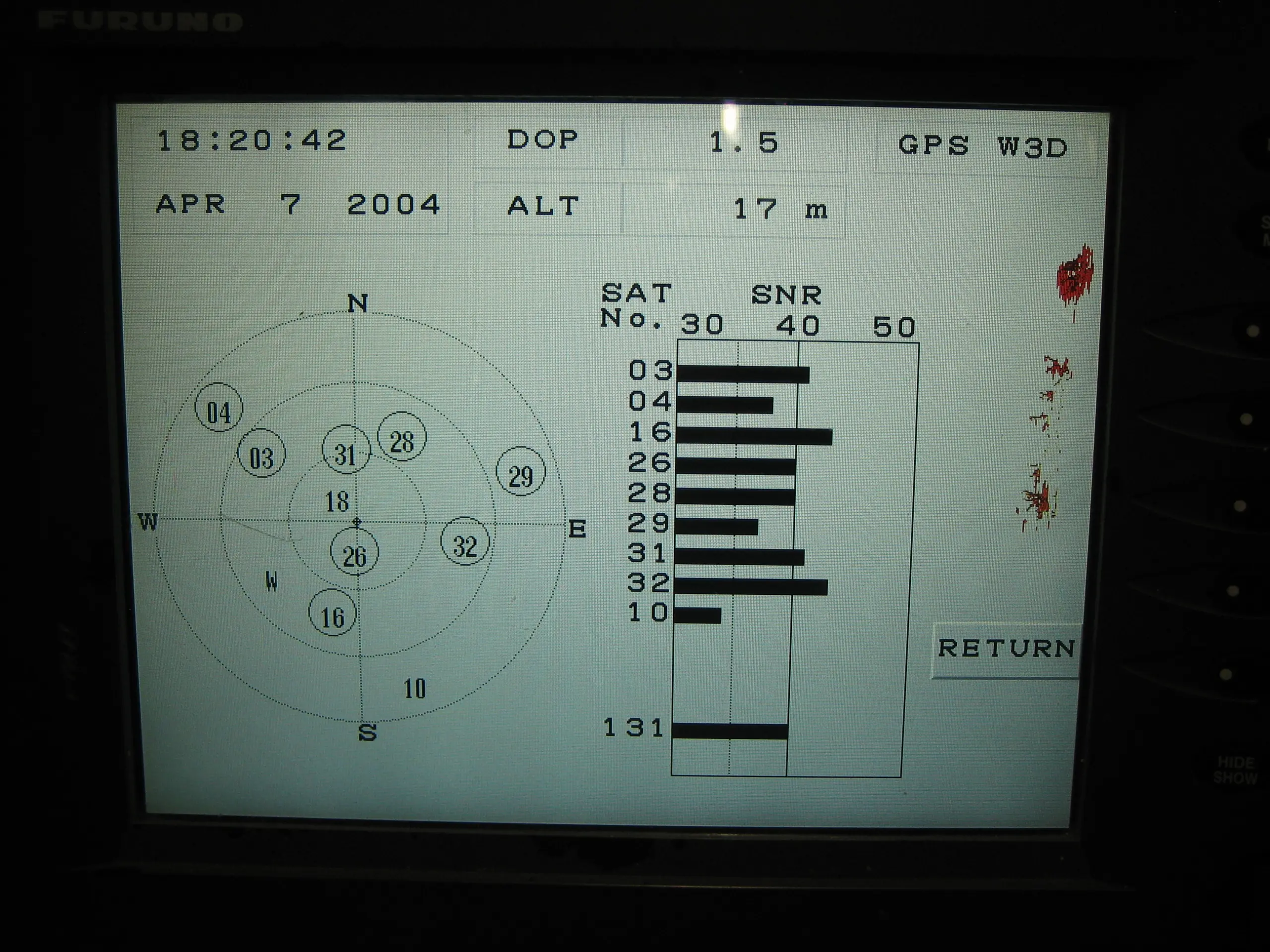 Furuno GP-320B GPS ANTENNA FOR Navnet VX1 VX2 3D - TESTED - Max Marine ...