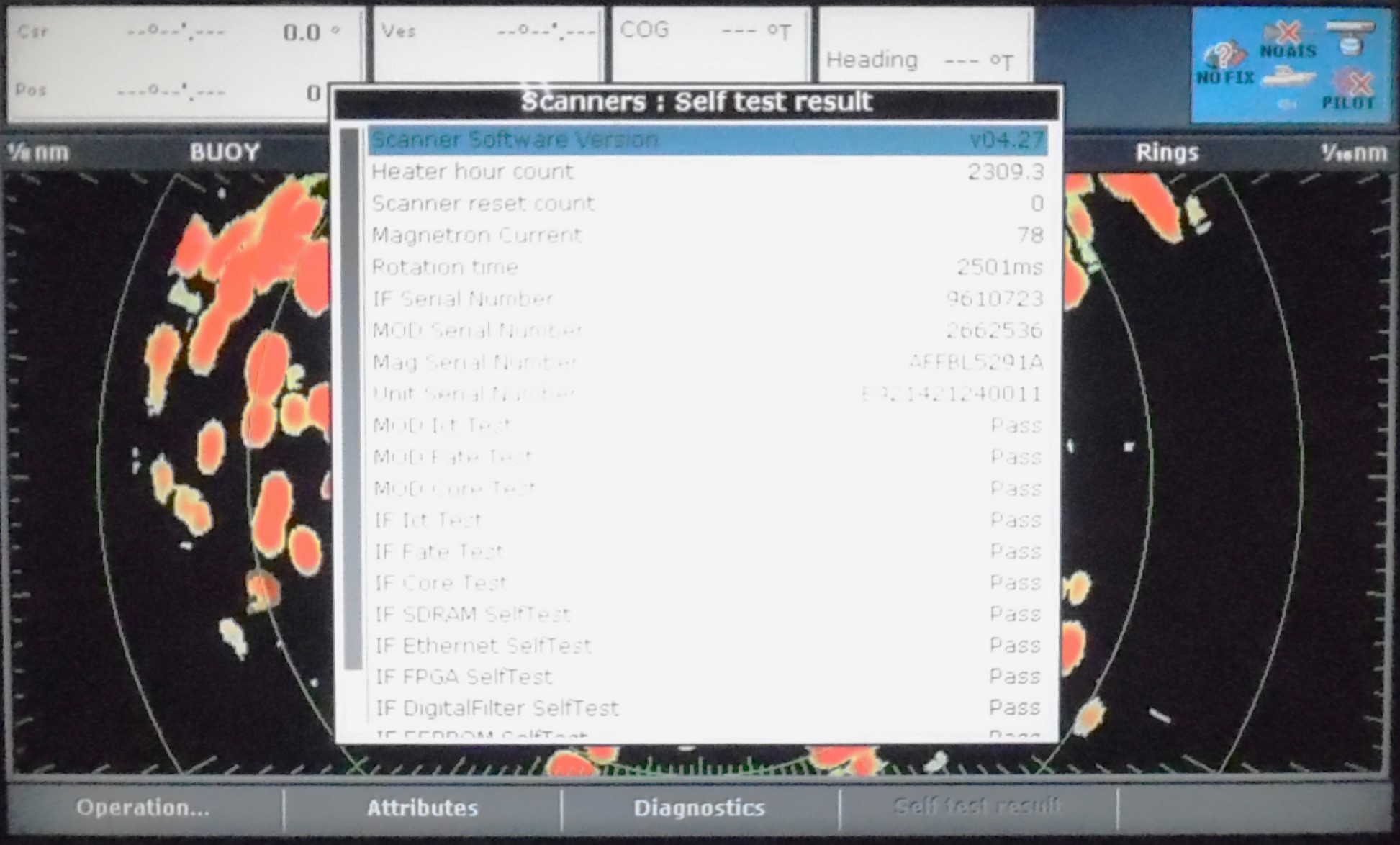 Raymarine RD418HD 4kW 18" Digital Color Radome ONLY - E92142 - TESTED ...