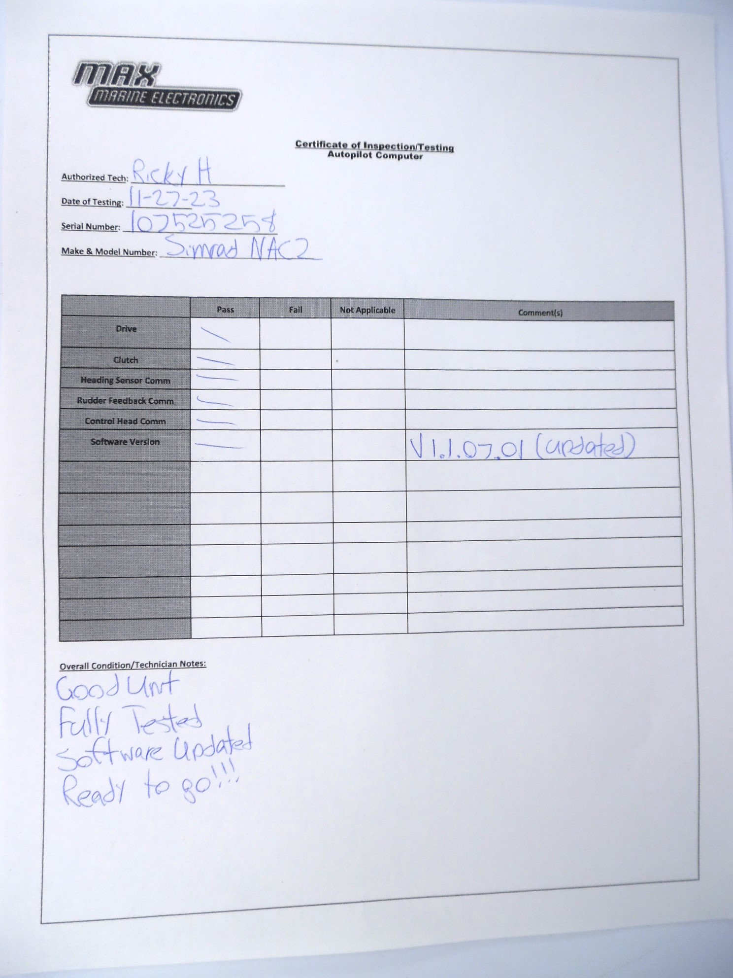 Simrad NAC 2 Autopilot Course Computer 000-13249-001 - Max Marine ...