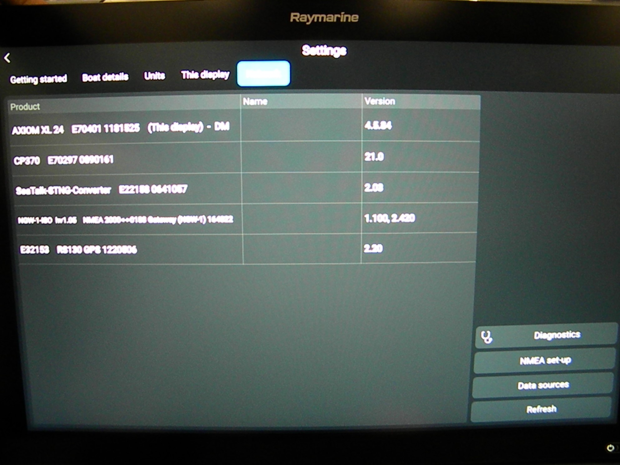 Raymarine Axiom XL 24 Glass Bridge 24" Touchscreen Multifunction ...