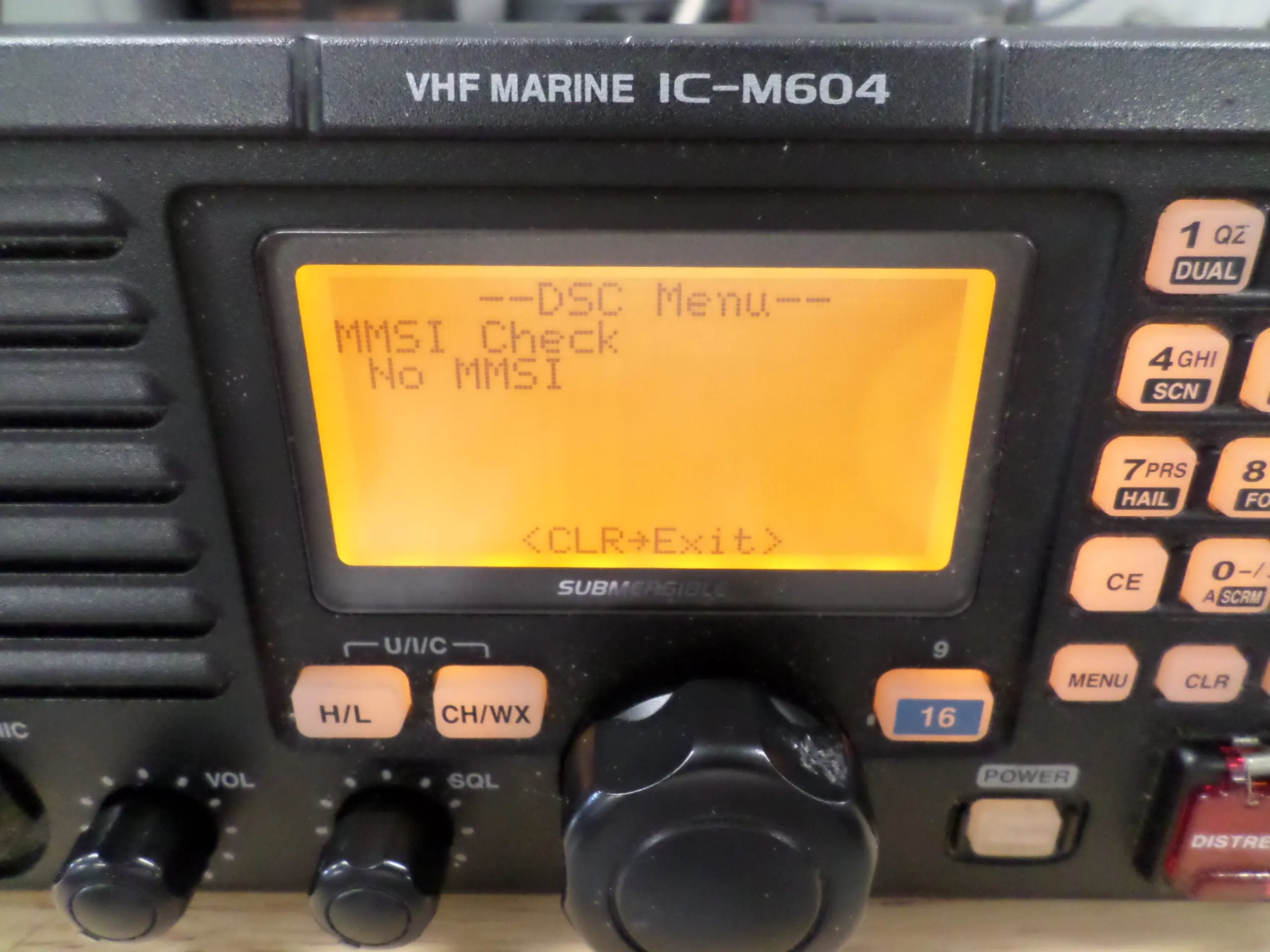 Icom IC-M604 Marine DSC VHF Radio - Fully Tested - Excellent Condition ...