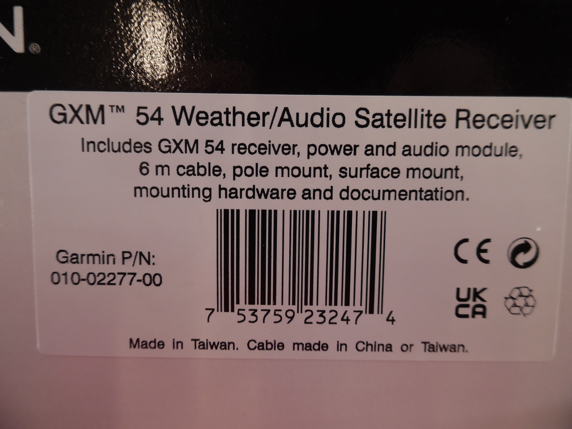 Garmin GXM54 XM Satellite Weather Module – NEW COMPLETE IN BOX - Max ...