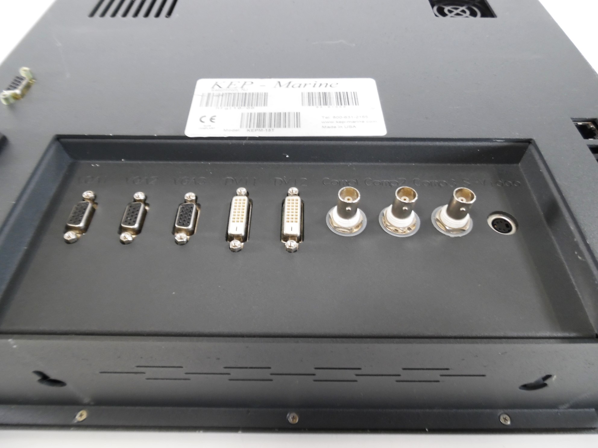 KEP Marine KEPM-15T ~ 15″ Sunlight-Viewable Marine Monitor *Bench ...