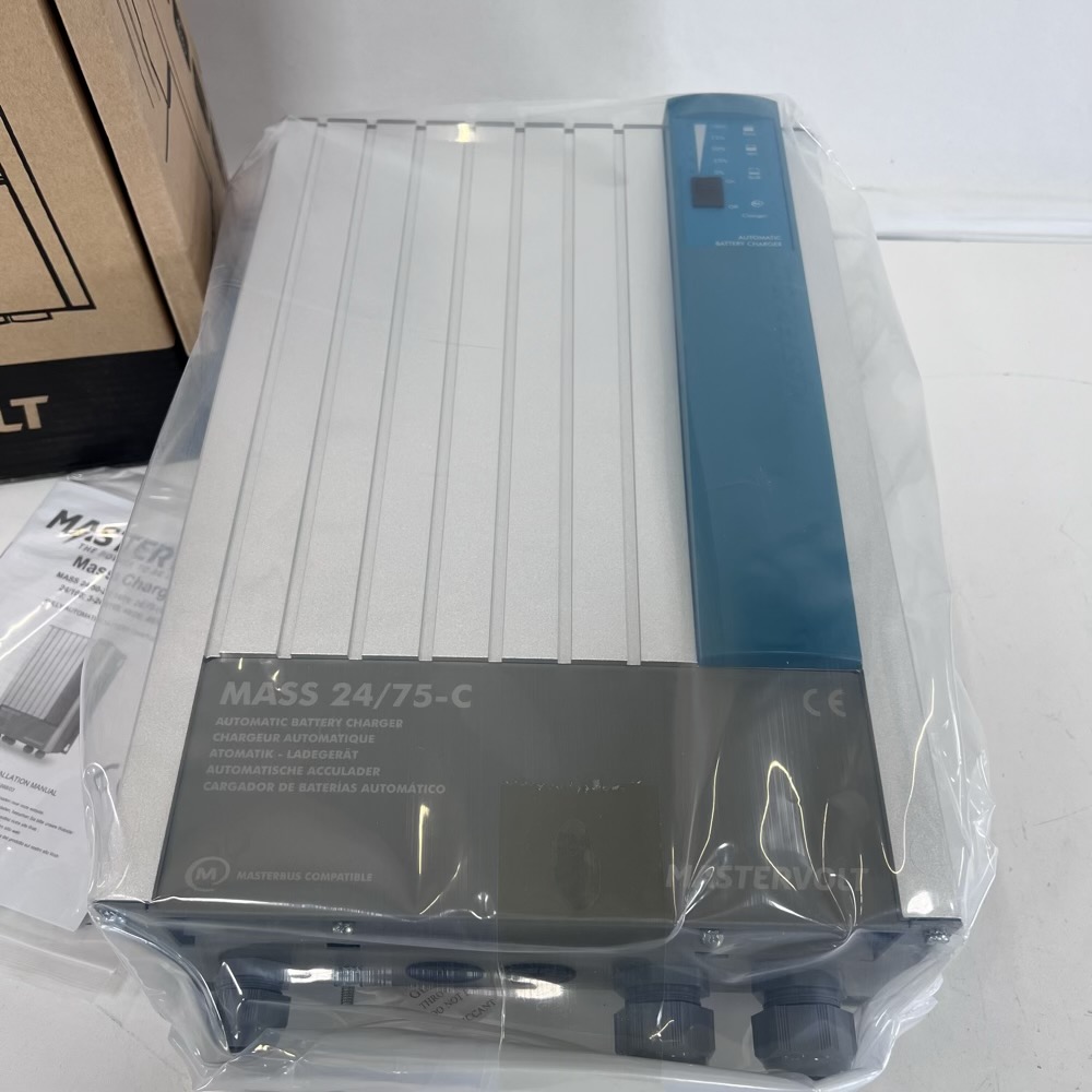 MasterVolt Mass Charger 24/75 DNV 24vdc 75amp Marine Battery Charger ...